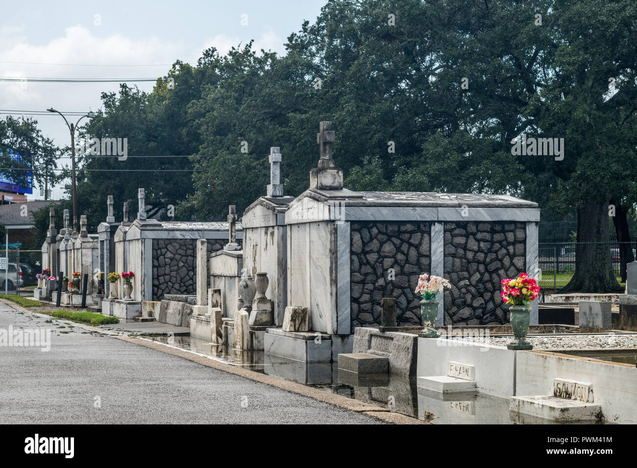 Cypress cemetery hi-res stock photography and images - Alamy