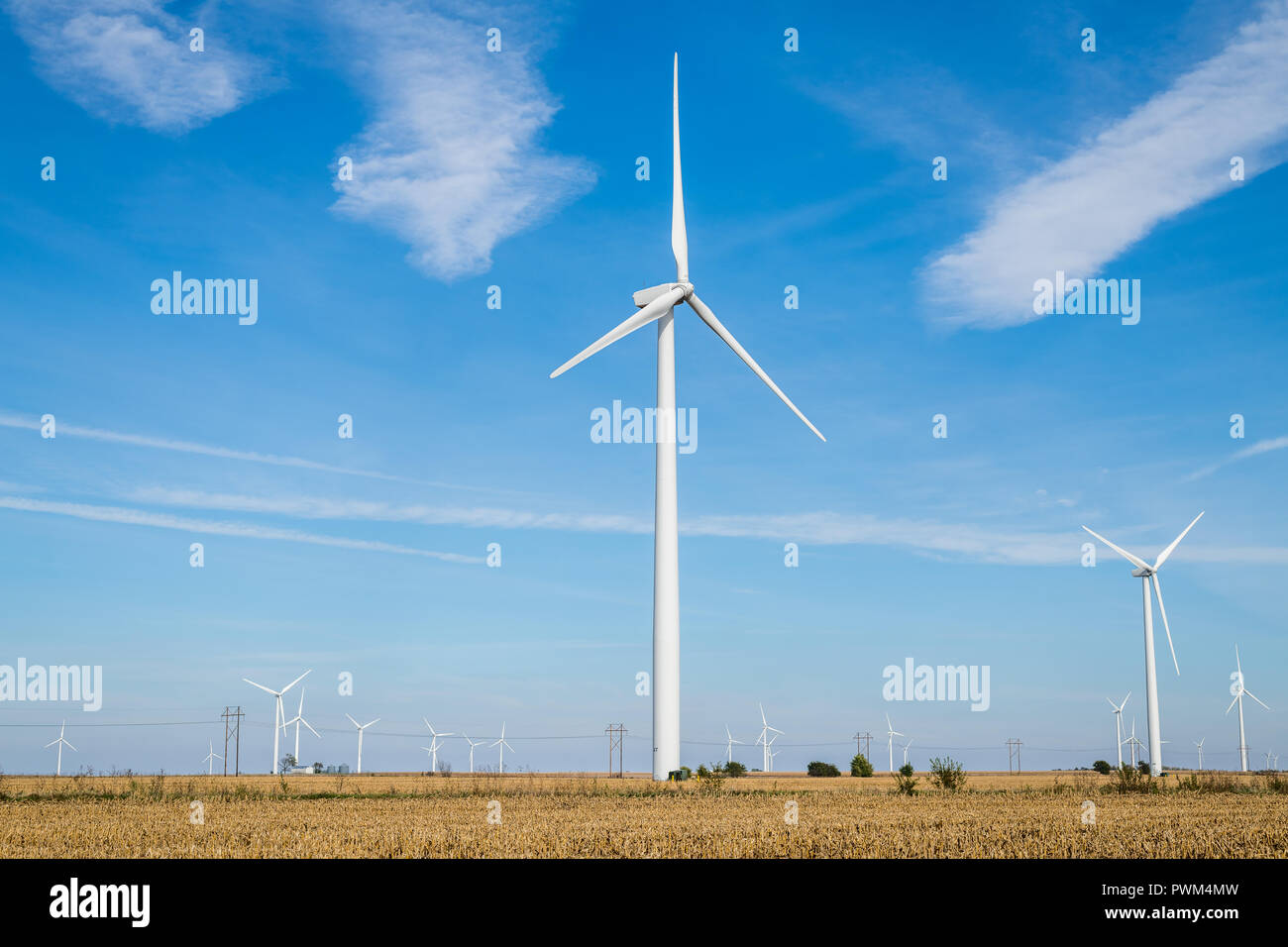 Windmill turbines electric power hi-res stock photography and images ...