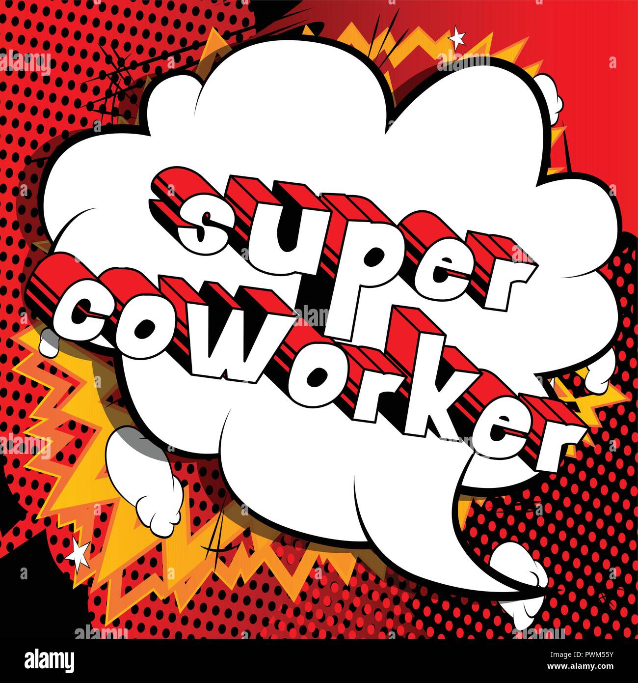 Coworking comic hi-res stock photography and images - Alamy