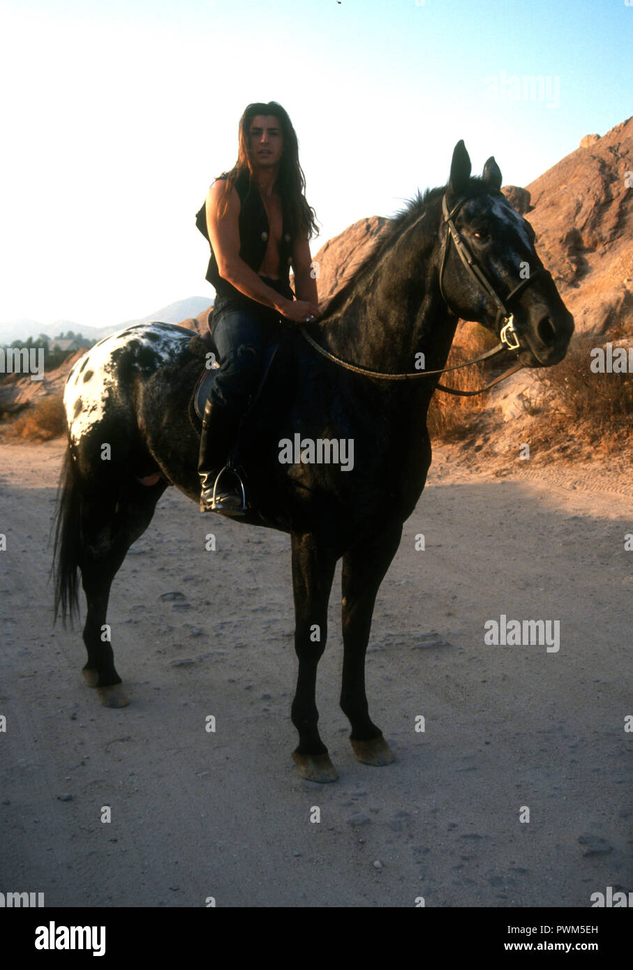 MOJAVE DESERT, CA - OCTOBER 20: (EXCLUSIVE) Actor Diego Serrano poses ...