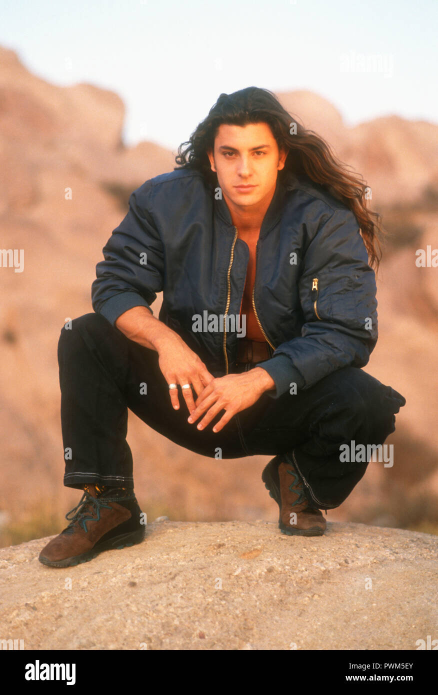 MOJAVE DESERT, CA - OCTOBER 20: (EXCLUSIVE) Actor Diego Serrano poses ...