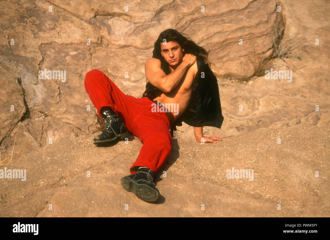 MOJAVE DESERT, CA - OCTOBER 20: (EXCLUSIVE) Actor Diego Serrano poses ...