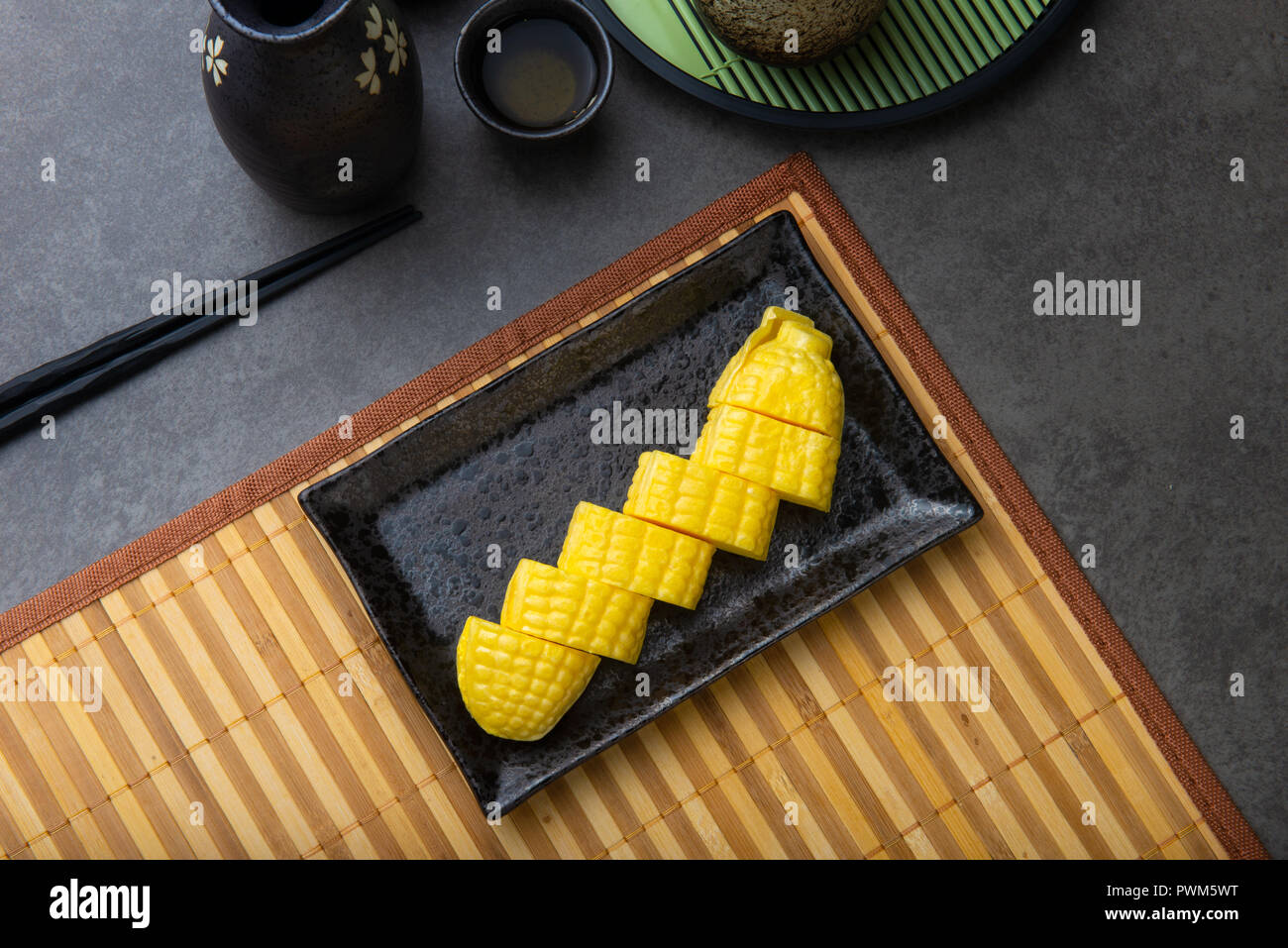 japanese corn ice cream Stock Photo - Alamy