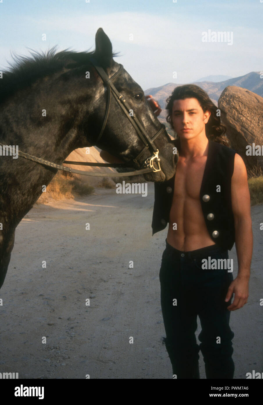 MOJAVE DESERT, CA - OCTOBER 20: (EXCLUSIVE) Actor Diego Serrano poses ...