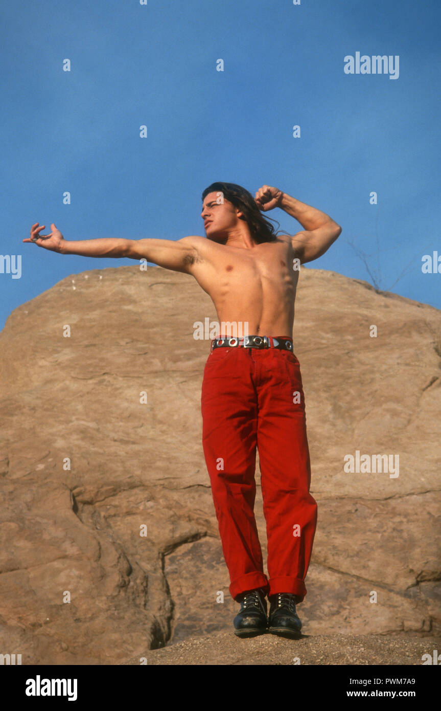 MOJAVE DESERT, CA - OCTOBER 20: (EXCLUSIVE) Actor Diego Serrano poses ...