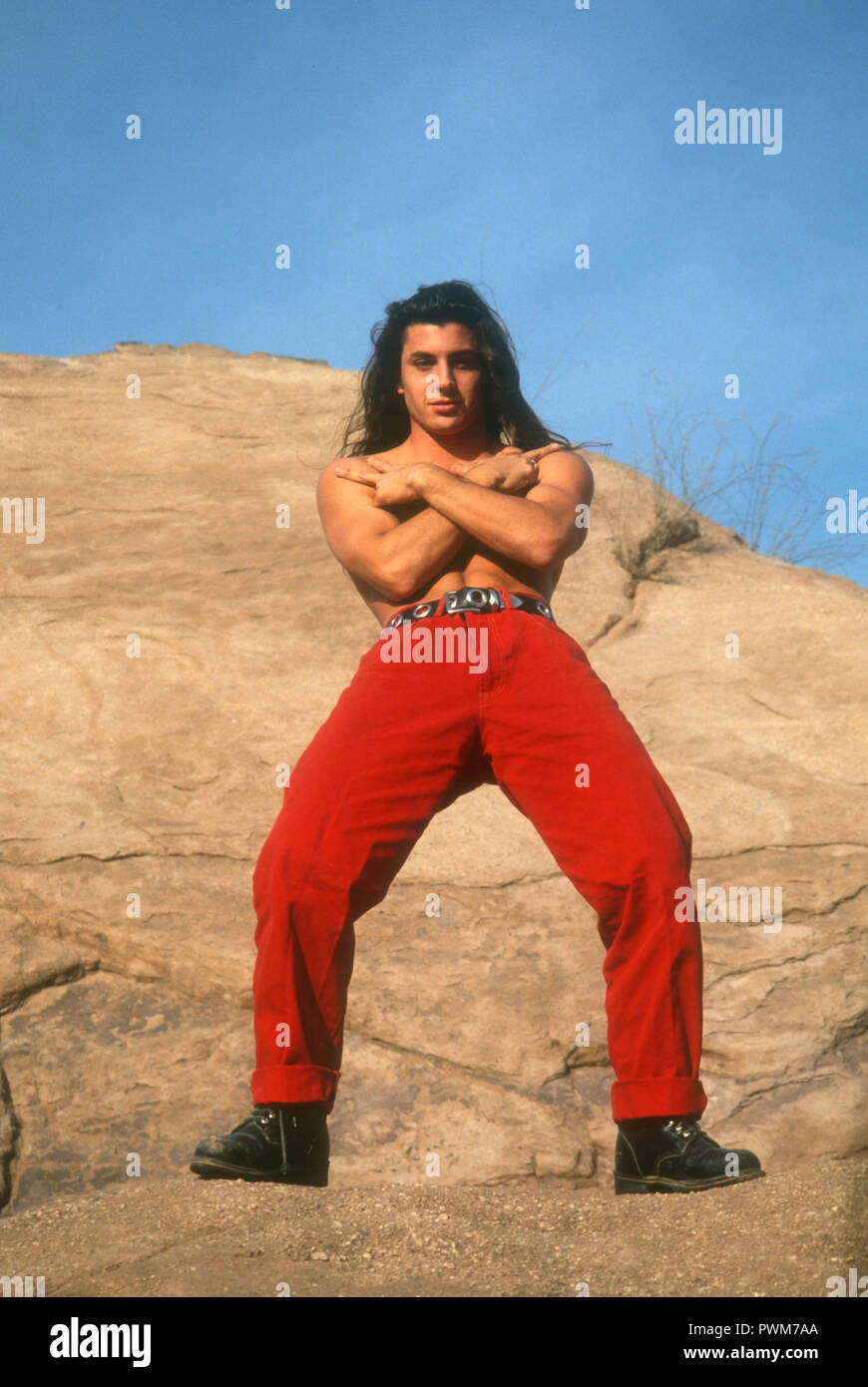 MOJAVE DESERT, CA - OCTOBER 20: (EXCLUSIVE) Actor Diego Serrano poses ...