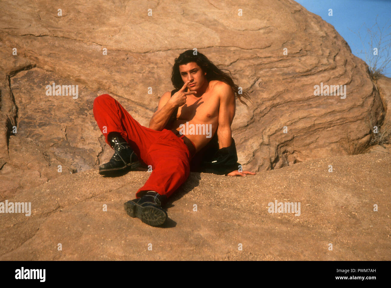 MOJAVE DESERT, CA - OCTOBER 20: (EXCLUSIVE) Actor Diego Serrano poses ...