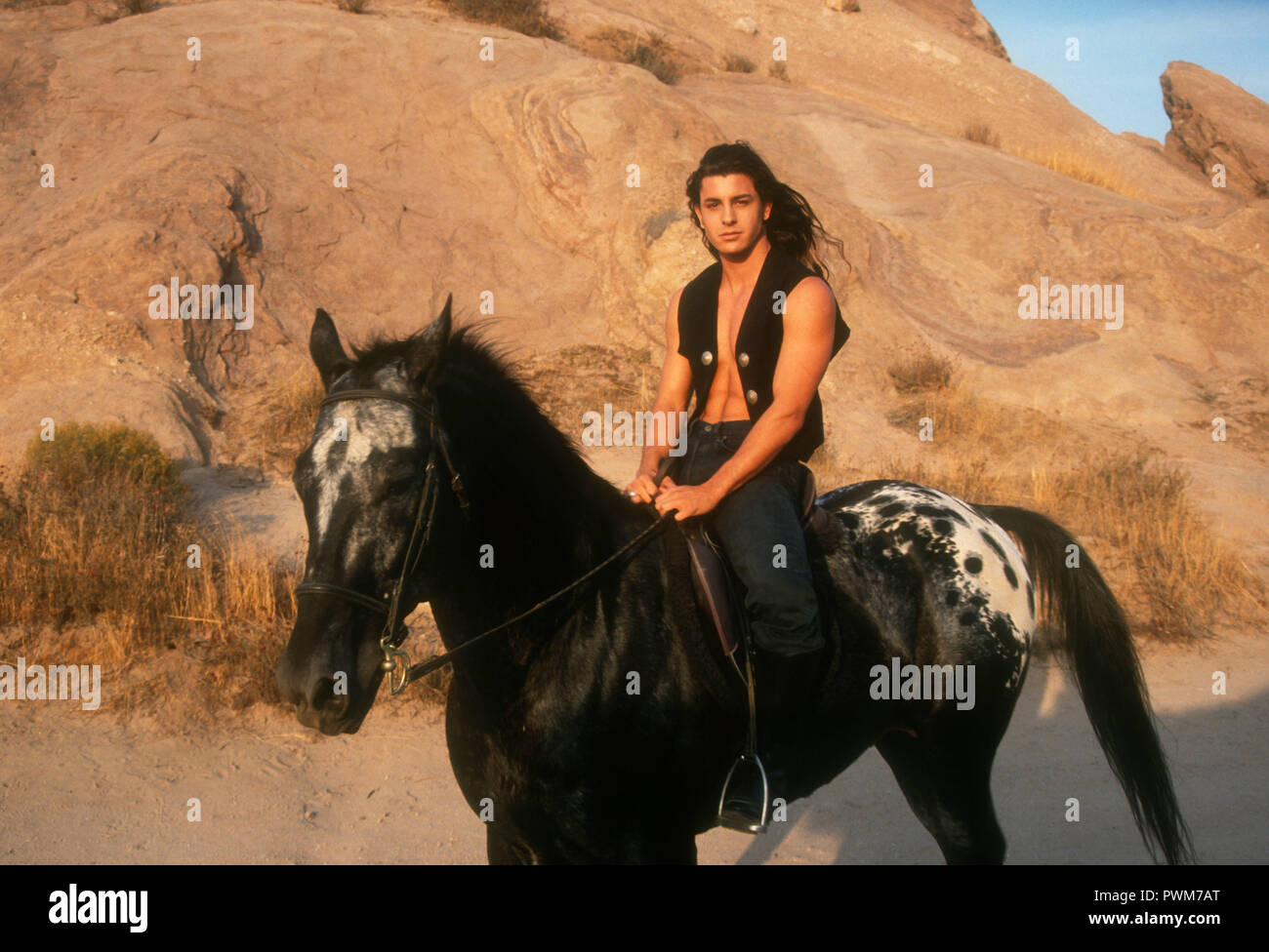 MOJAVE DESERT, CA - OCTOBER 20: (EXCLUSIVE) Actor Diego Serrano poses ...