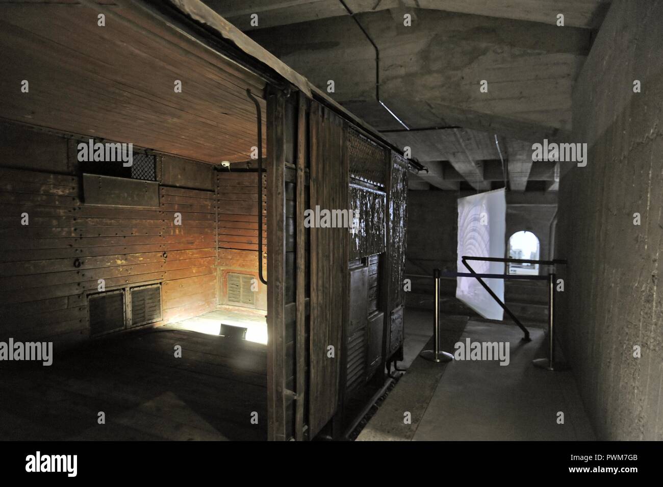 Milan (Italy), Memorial of the Shoah, at Track 21 in the basement of ...