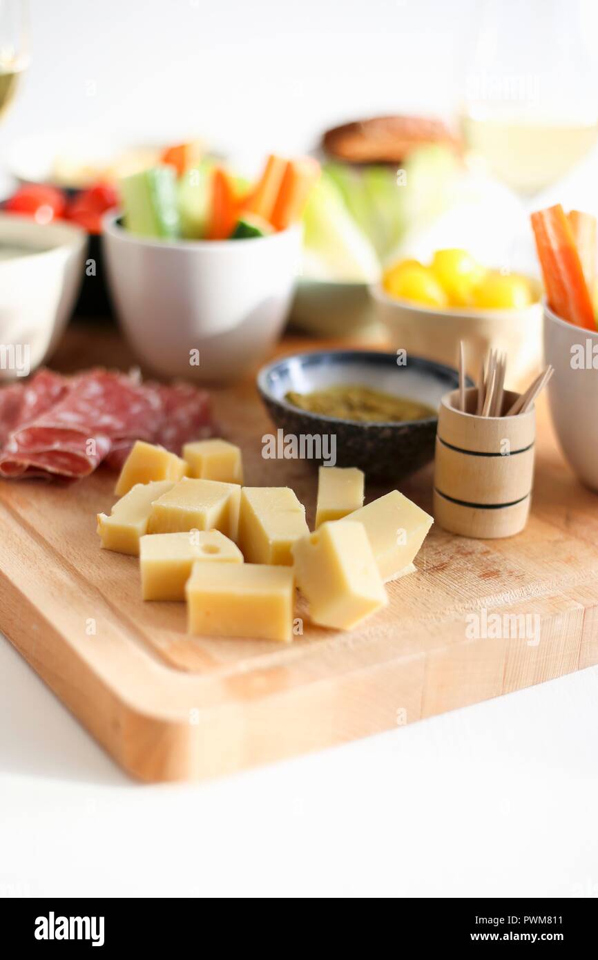 Savoury snack platters hi-res stock photography and images - Alamy