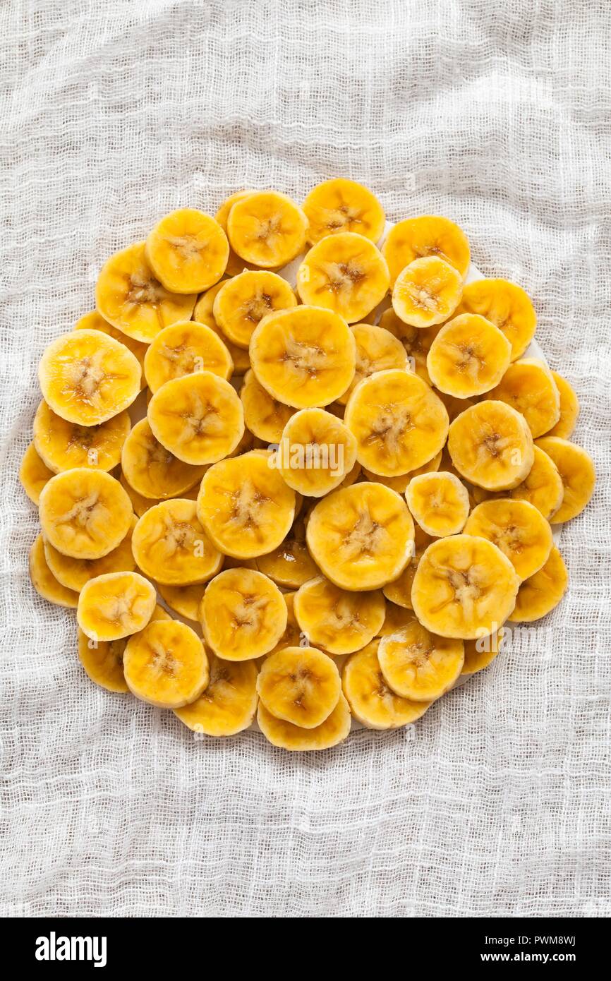 Lots of banana slices Stock Photo - Alamy