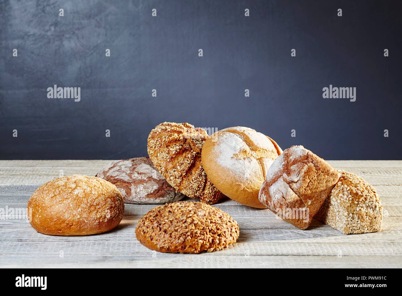 Various types of bread Stock Photo - Alamy