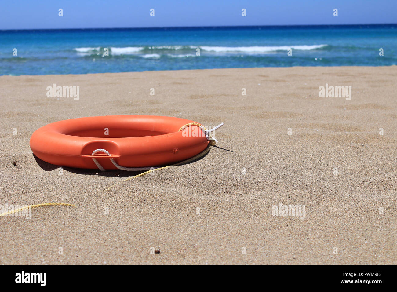 Lifesaver at the beach Stock Photo - Alamy