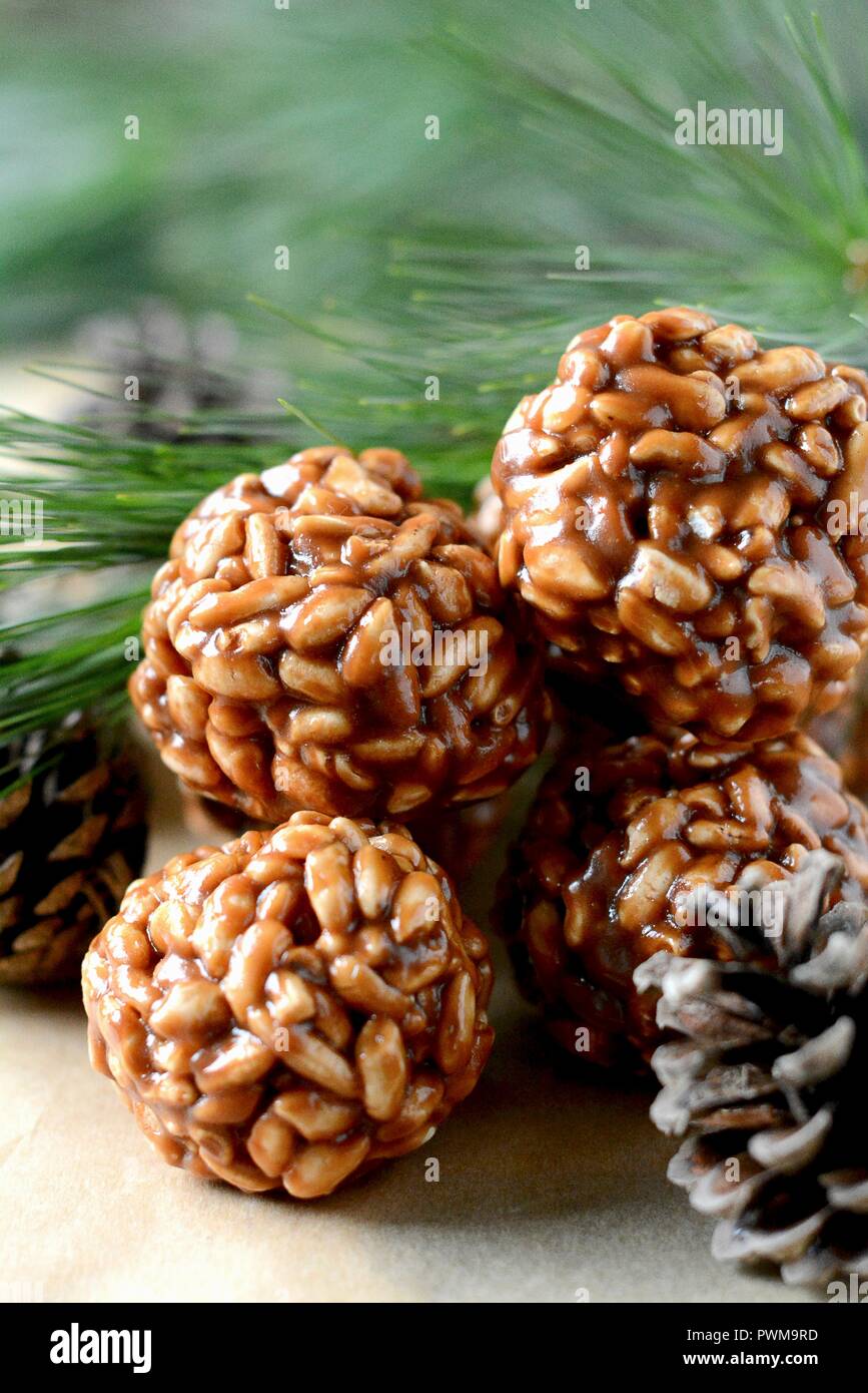 Traditional rice cookies Stock Photo - Alamy