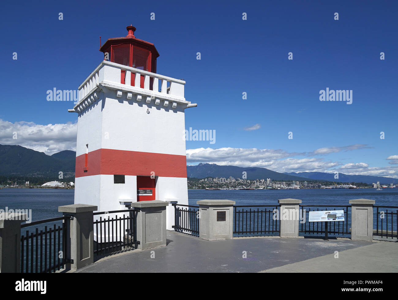 Brockton point lighthouse stanley park hi-res stock photography and ...