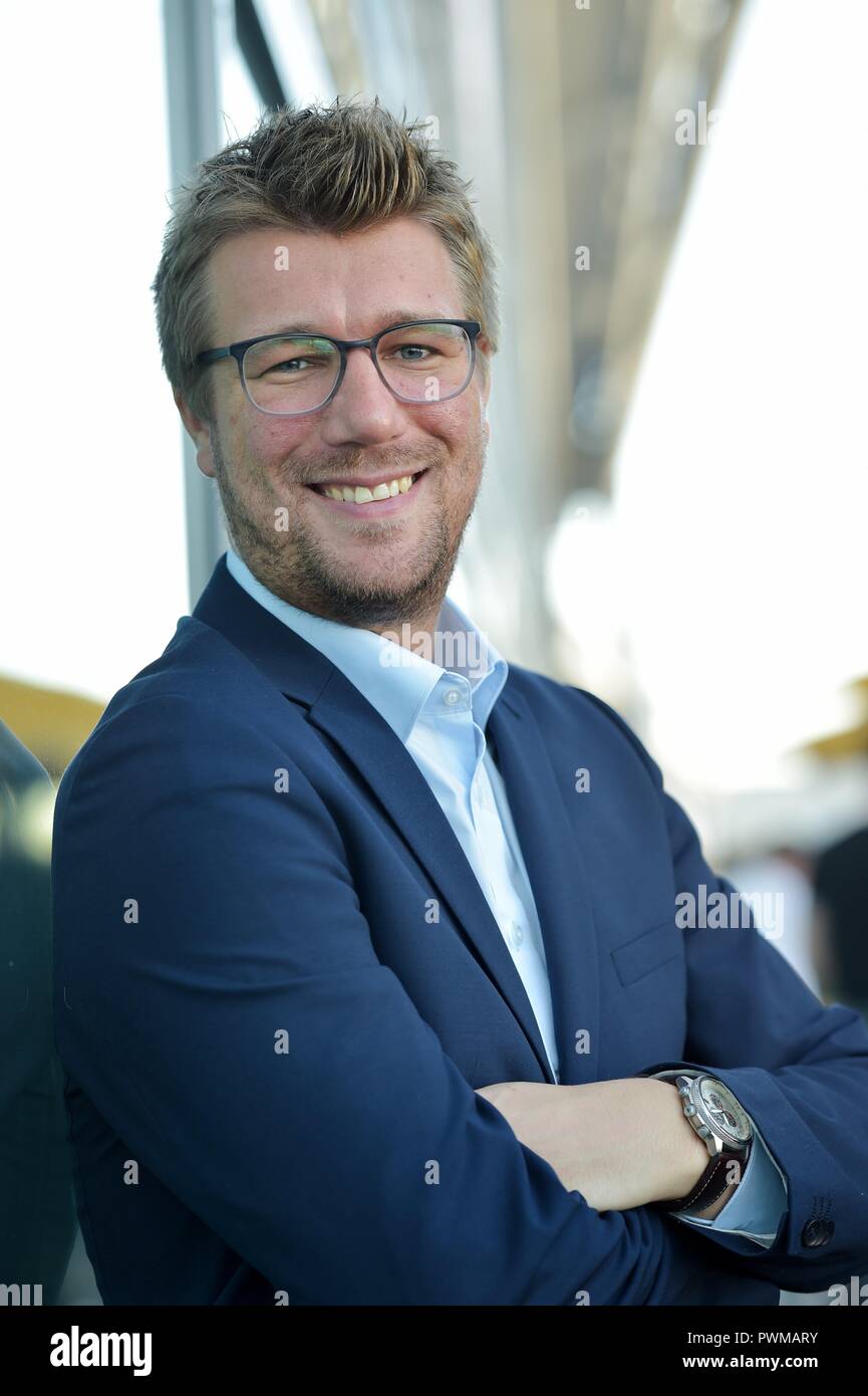 Nils Heisterhagen in October 2018 at the Frankfurt Book Fair. | usage ...