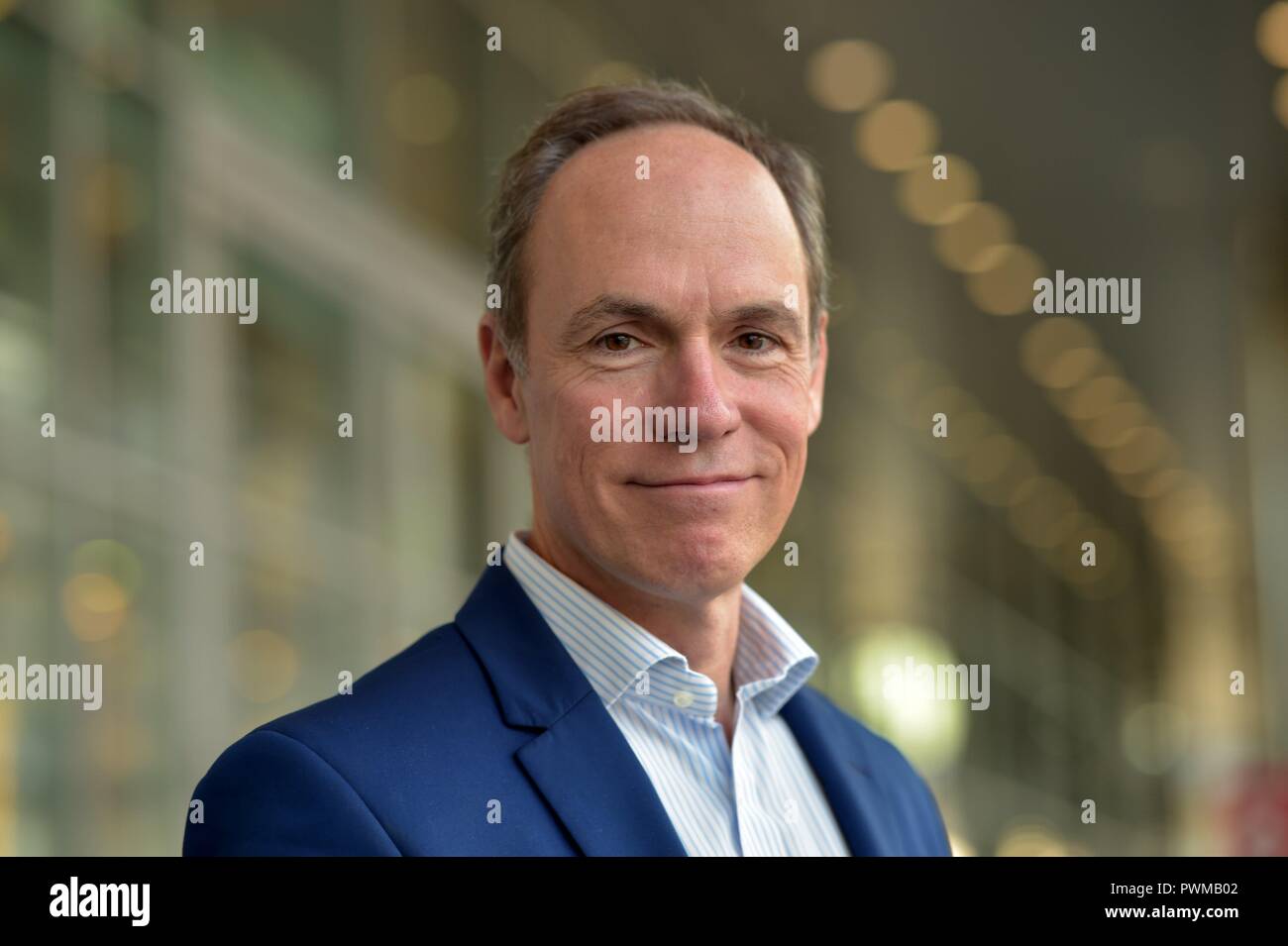 Christoph Keese in October 2018 at the Frankfurt Book Fair. | usage ...