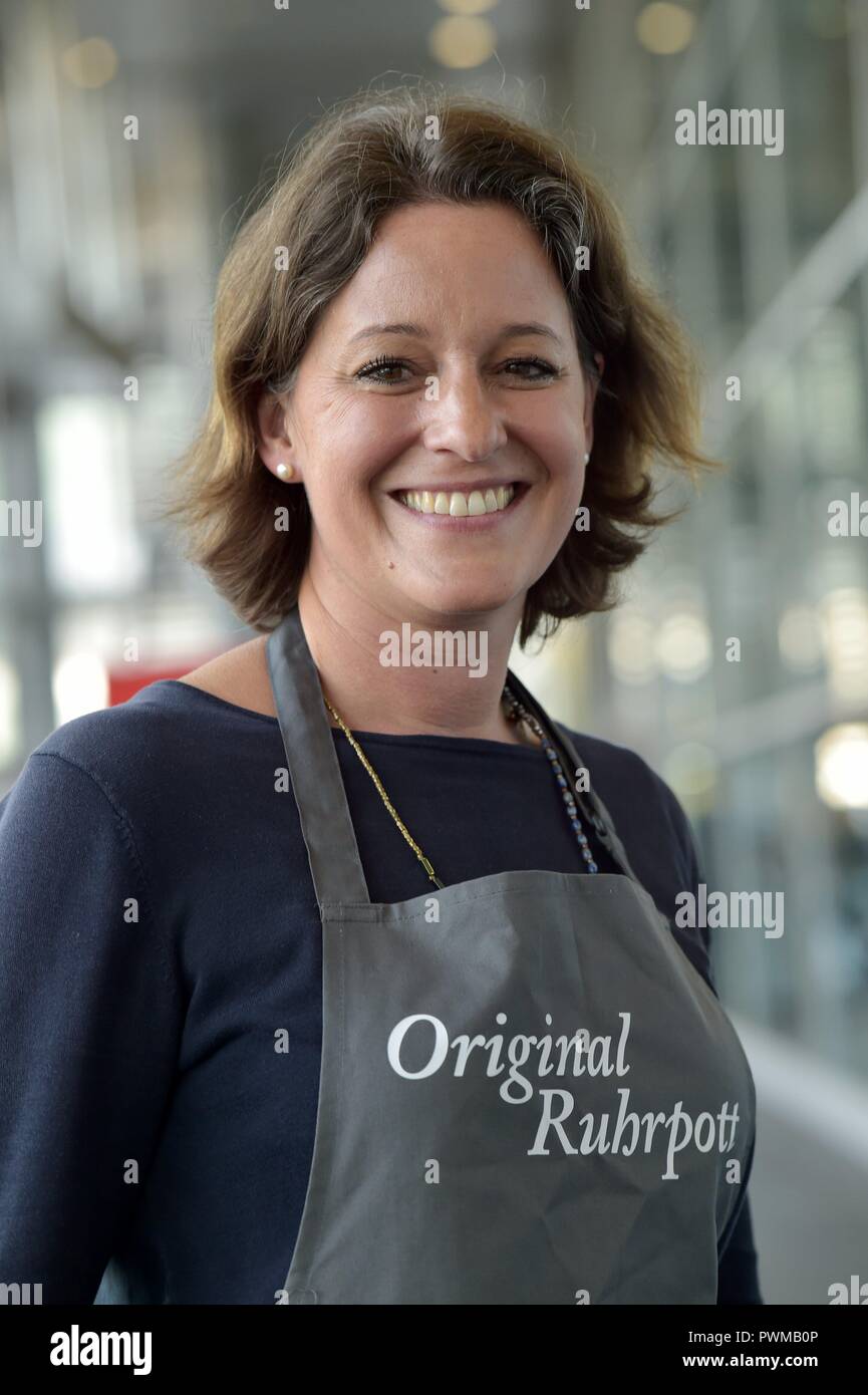 Stephanie Streit-Boudon in October 2018 at the Frankfurt Book Fair ...