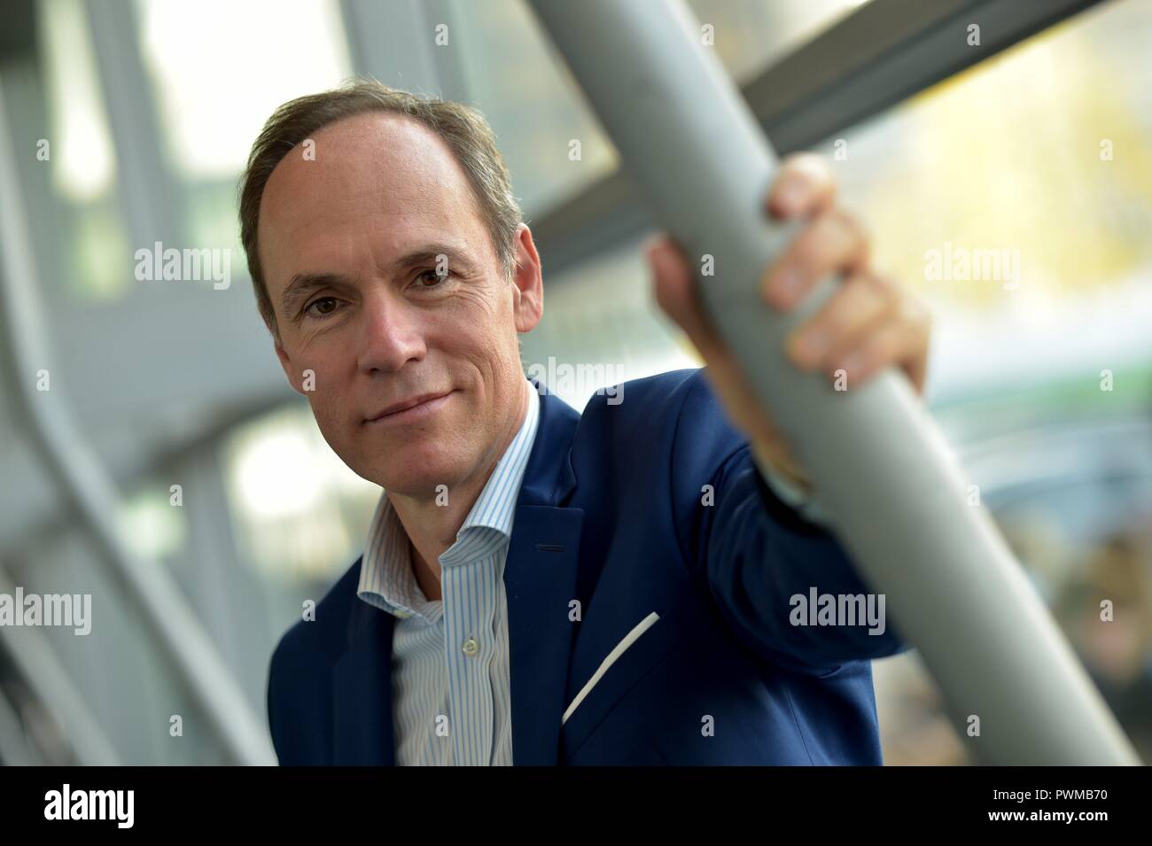 Christoph Keese in October 2018 at the Frankfurt Book Fair. | usage ...
