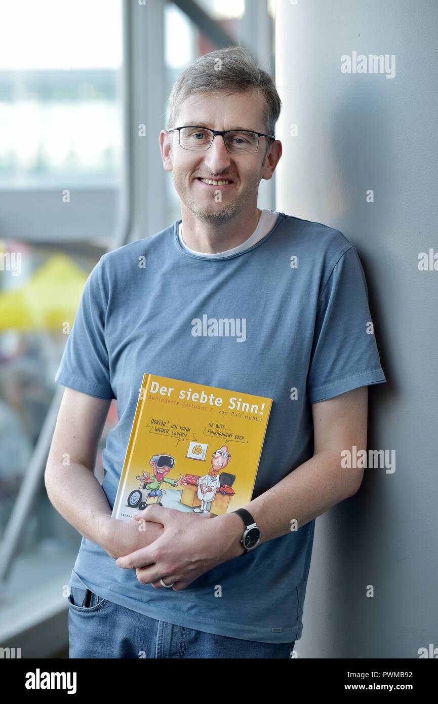 Phil Hubbe in October 2018 at the Frankfurt Book Fair. | usage ...