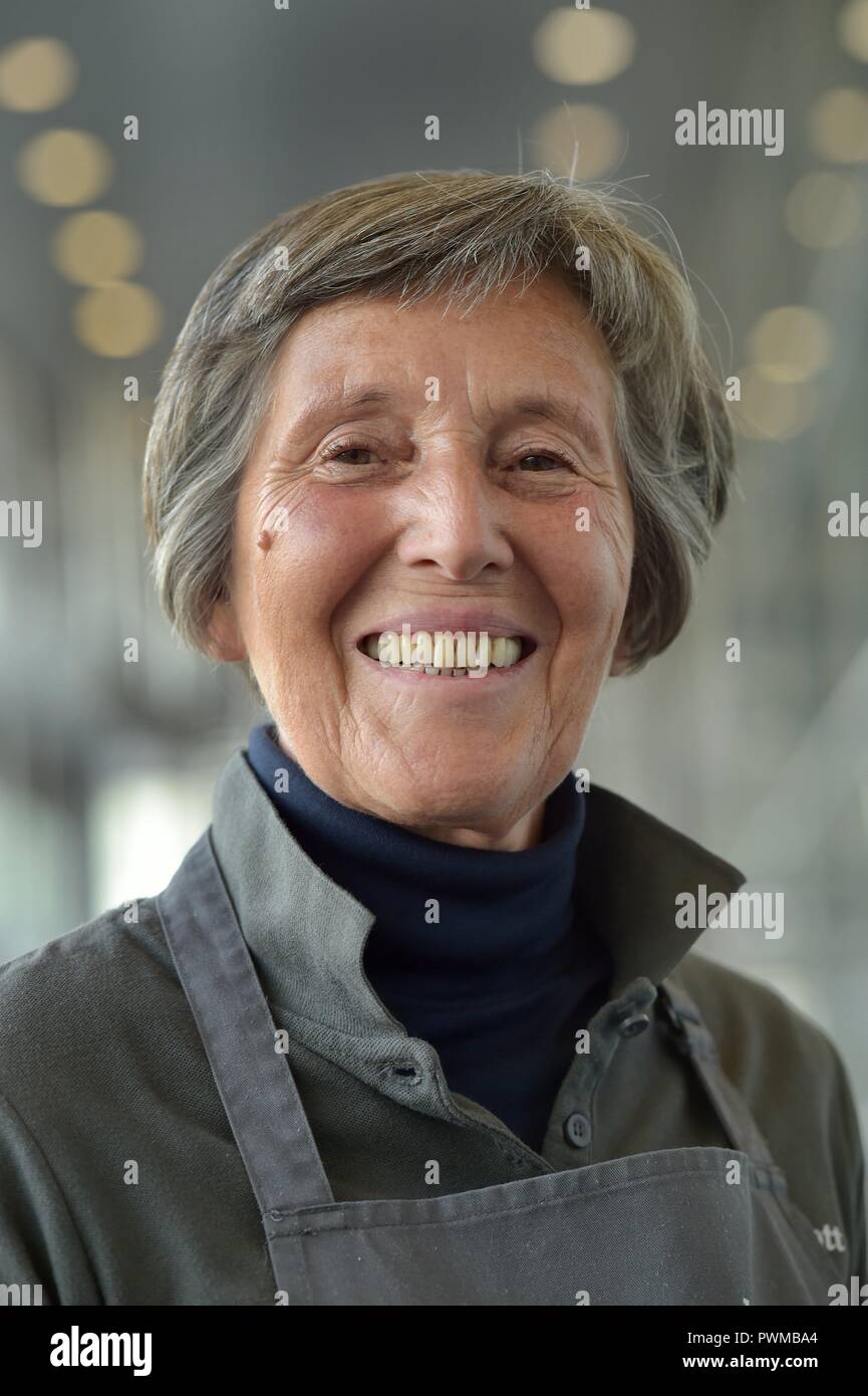 Barbara Boudon im Oktober 2018 auf der Frankfurter Buchmesse. | usage ...