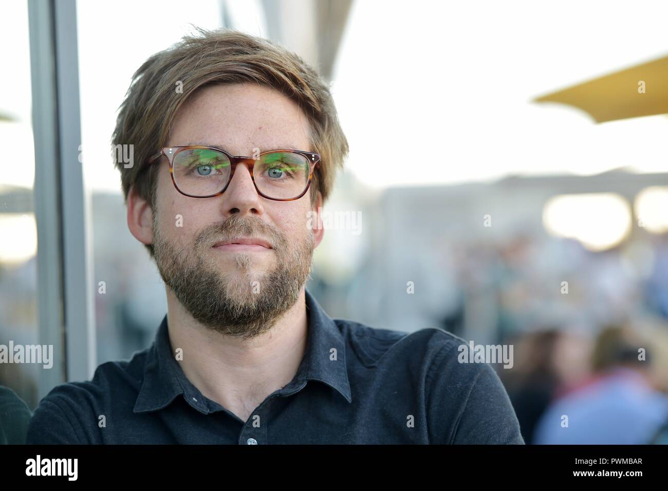 Thomas Hartmann in October 2018 at the Frankfurt Book Fair. | usage ...