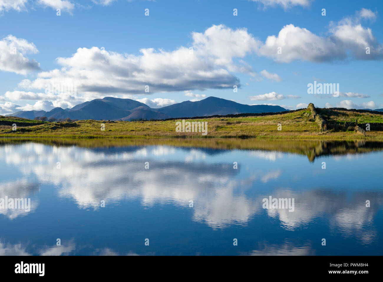 Tewet Tarn in the English Lake District National Park, Cumbria, England ...