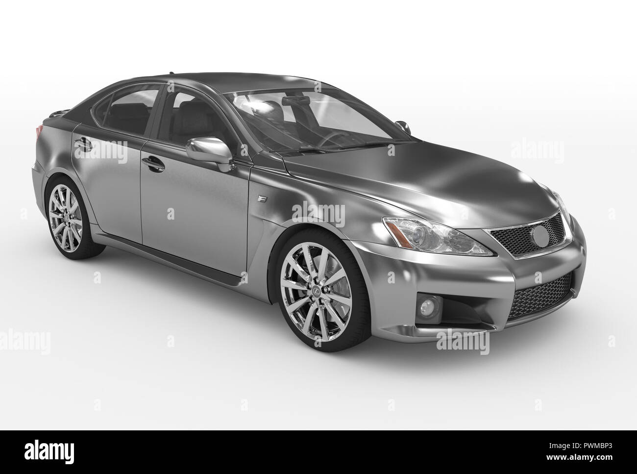 Car front view isolated hi-res stock photography and images - Alamy