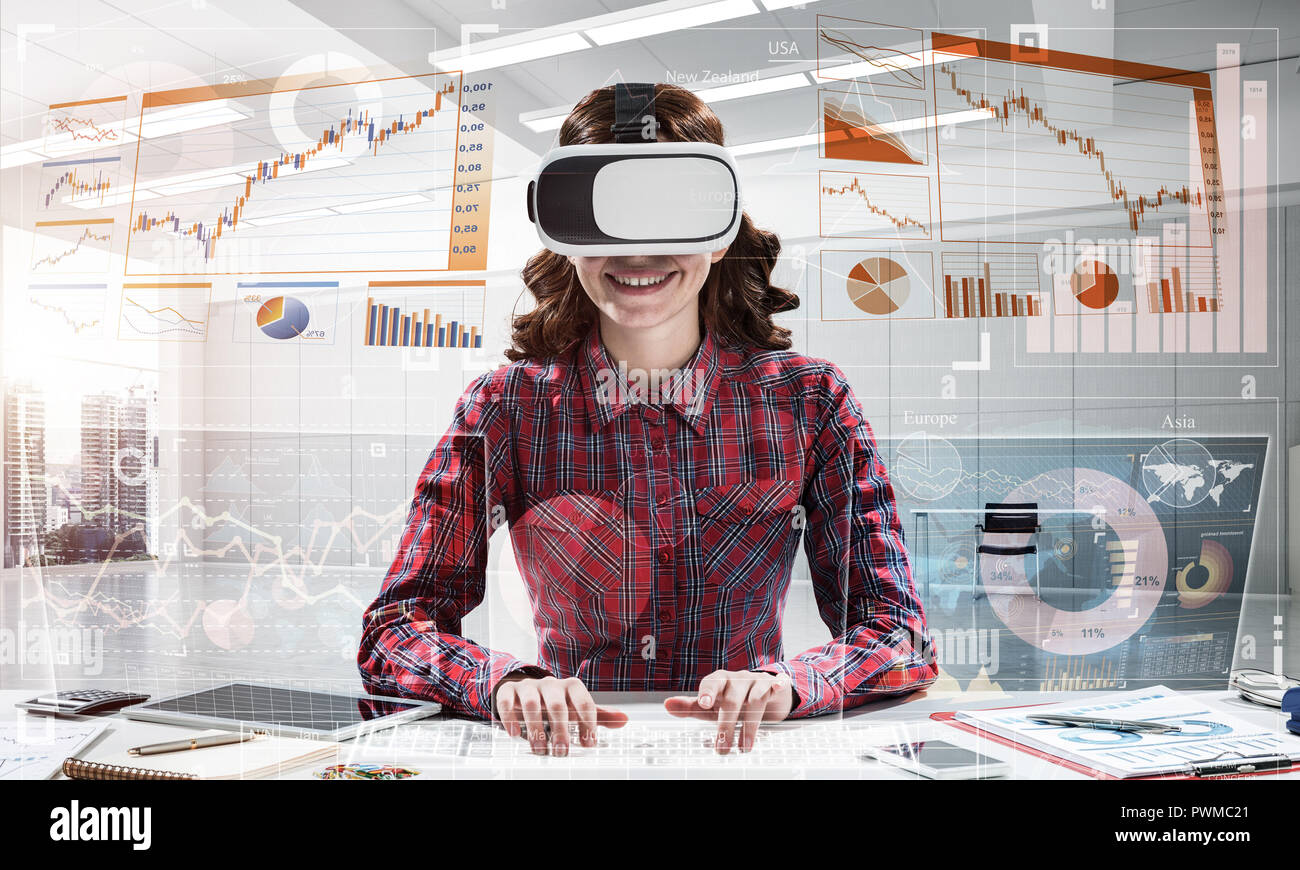 Using modern technologies Stock Photo - Alamy