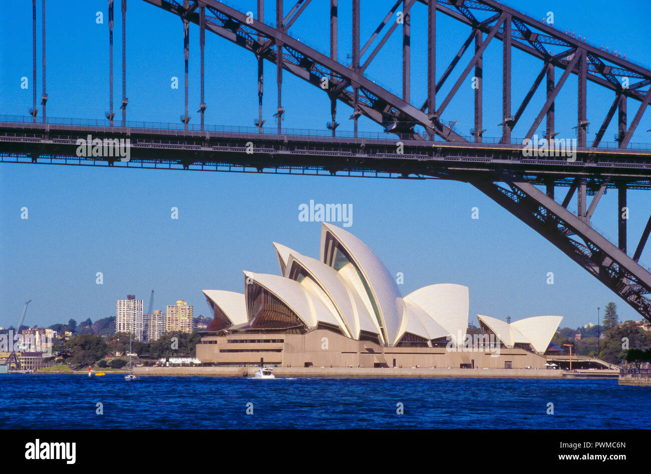 Sydney Harbour including Sydney Harbour Bridge and Sydney Opera House ...