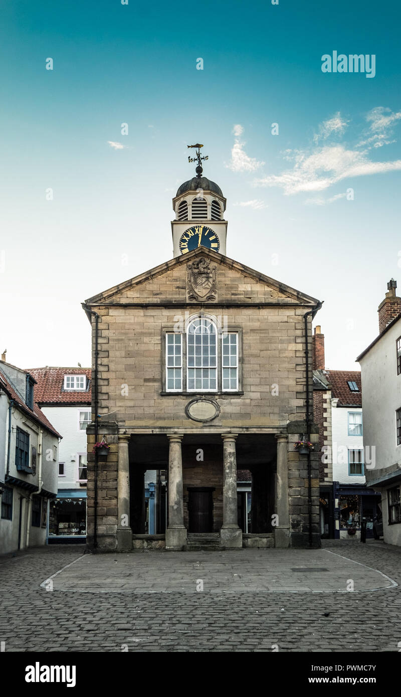 Whitby market, Whitby North Yorkshire, UK Stock Photo - Alamy