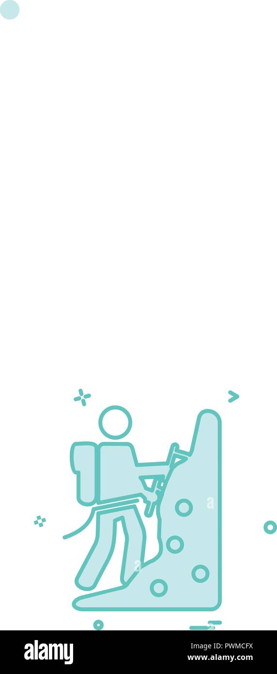Hill climb icon design vector Stock Vector Image & Art - Alamy