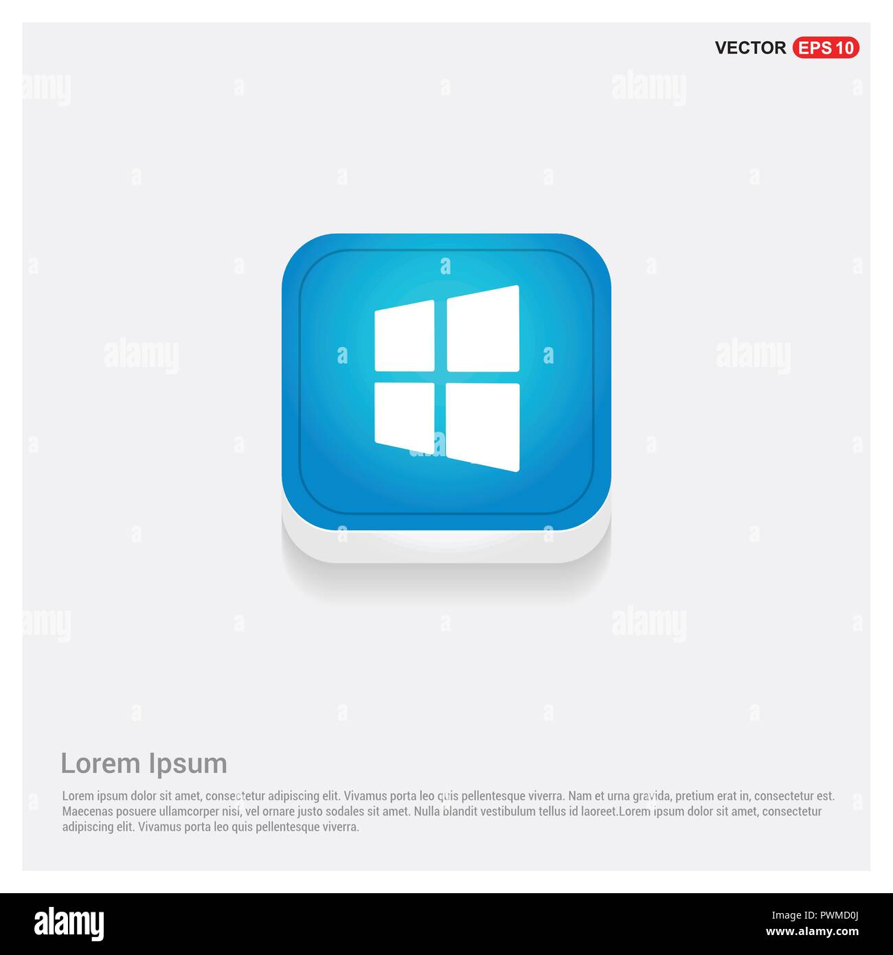 Windows pc icon Cut Out Stock Images & Pictures - Alamy