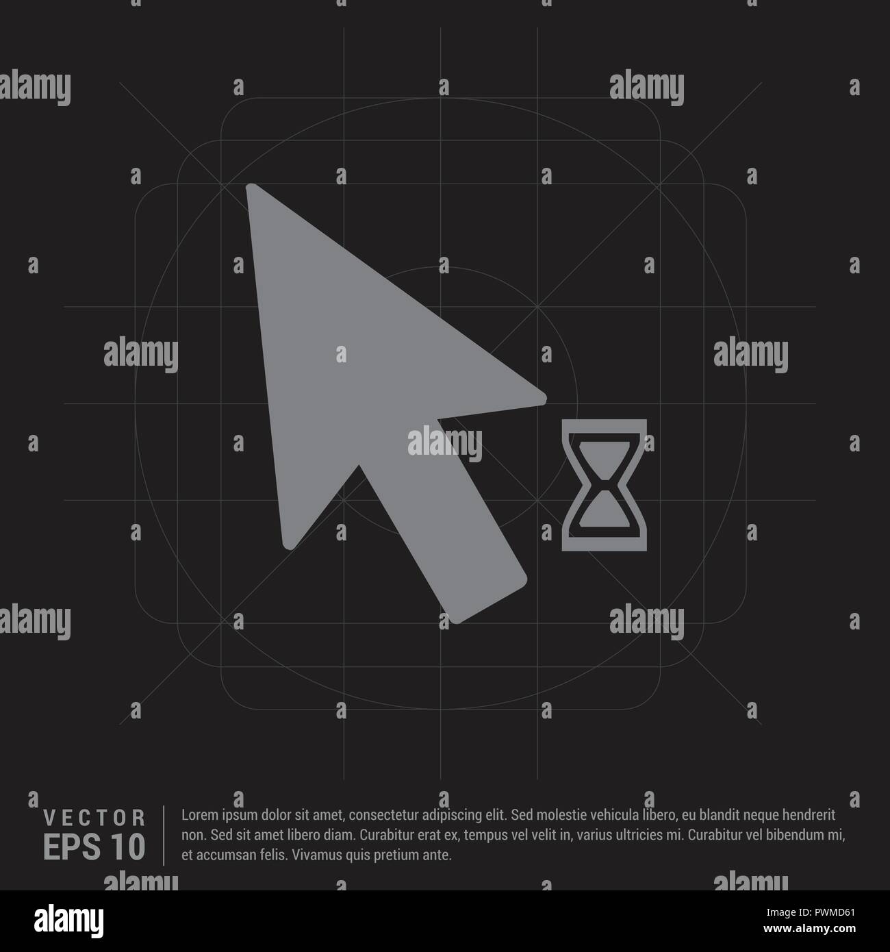 Mouse Cursor Loading Icon Stock Vector Image & Art - Alamy