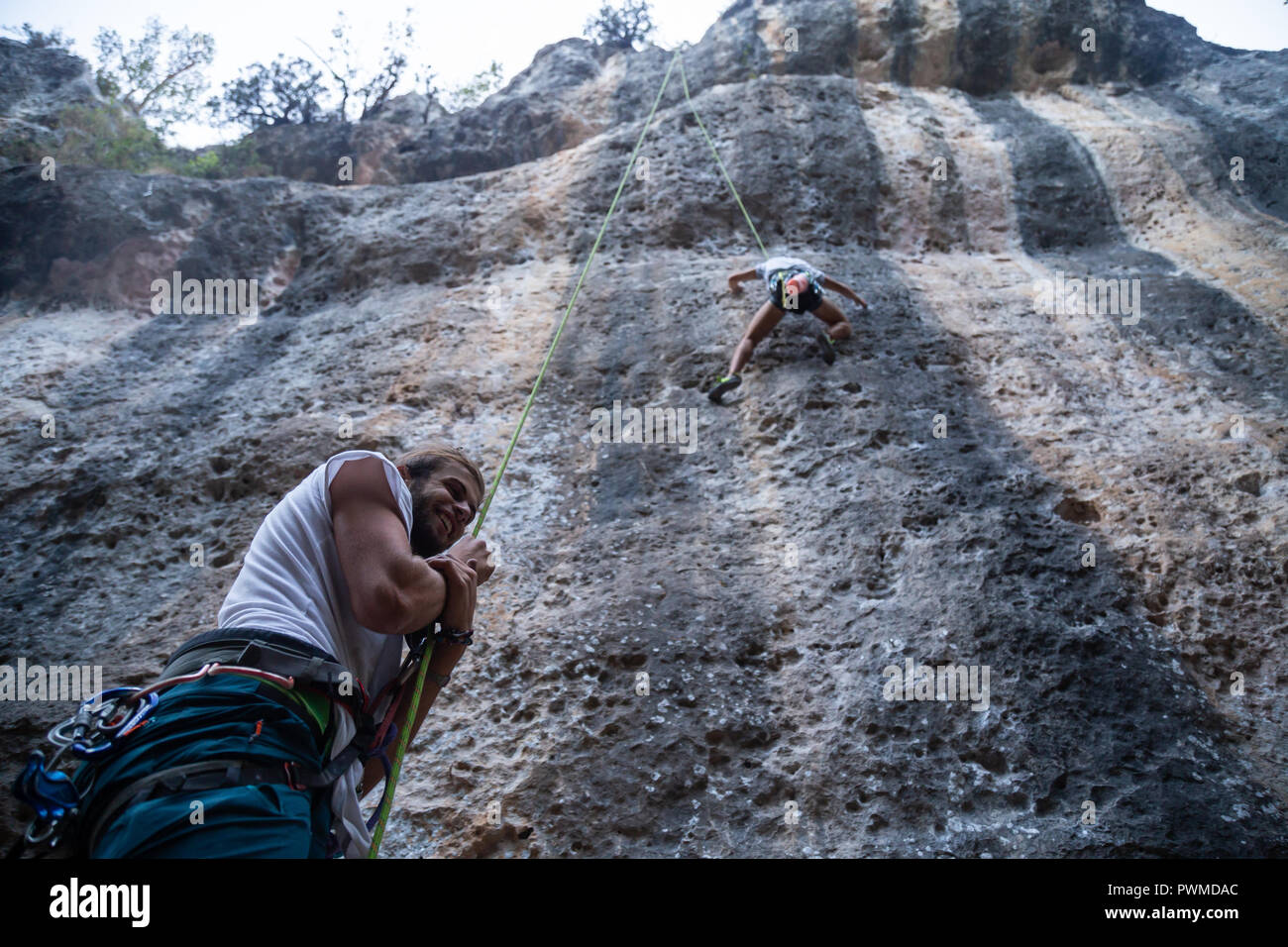 Climber partner hi-res stock photography and images - Alamy