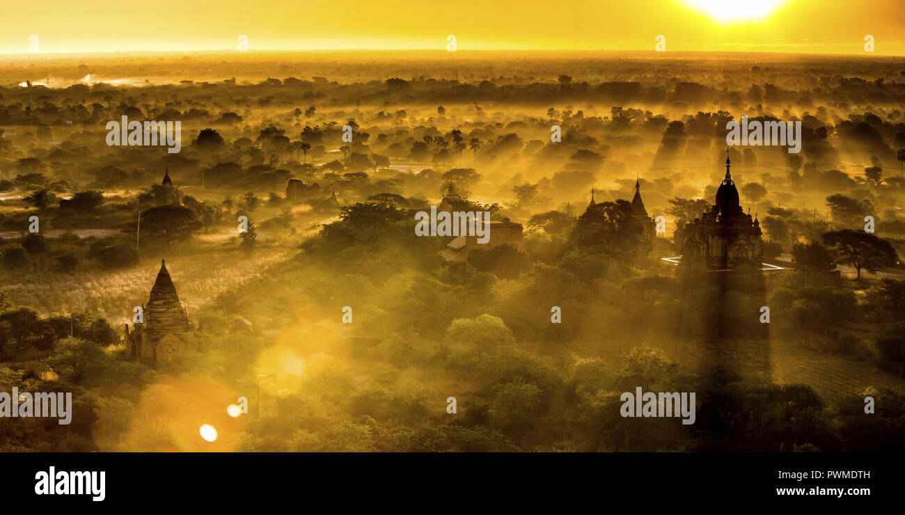Sunrise of Pagan Stock Photo - Alamy