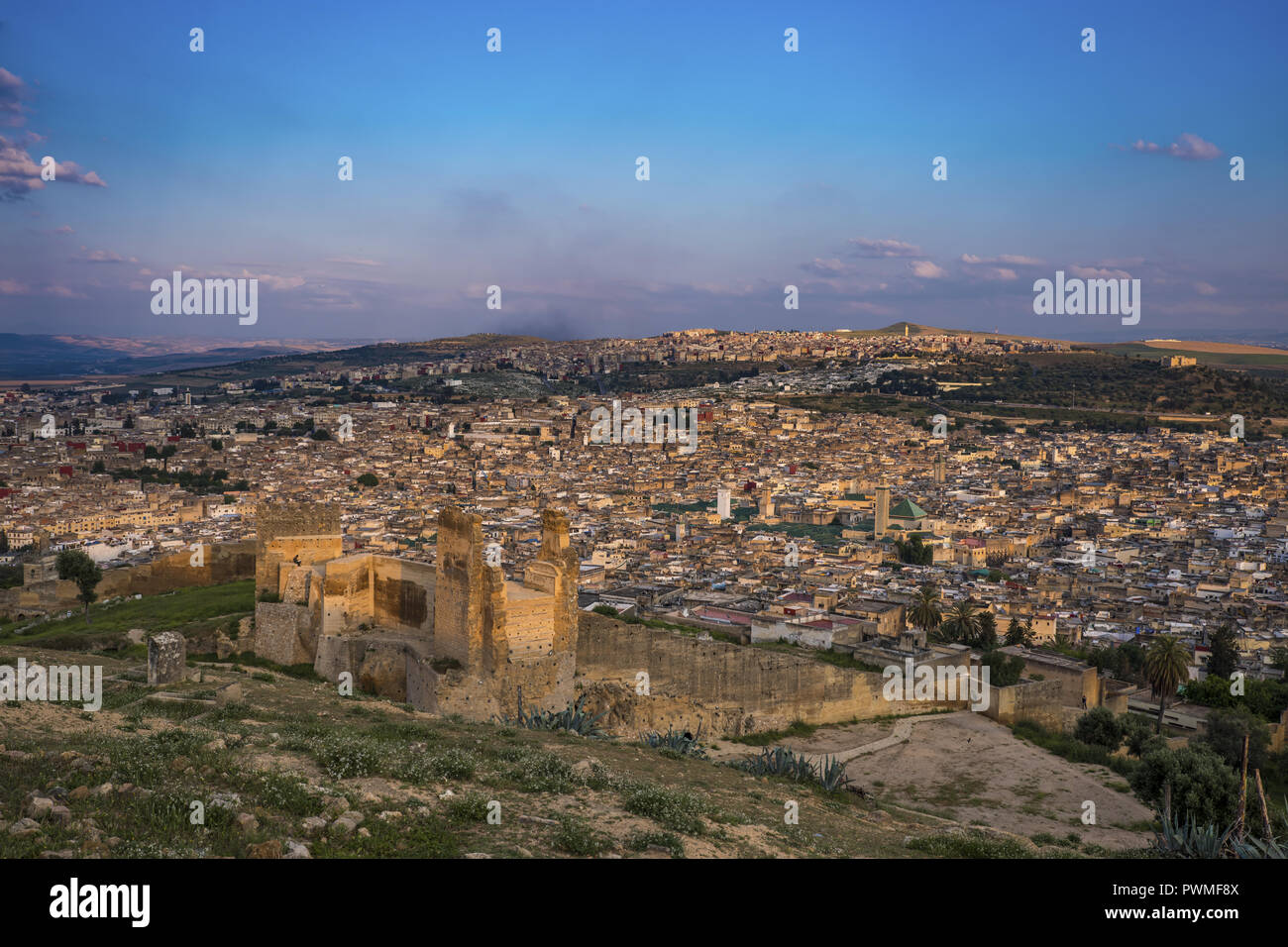 bird view of Fez Stock Photo - Alamy