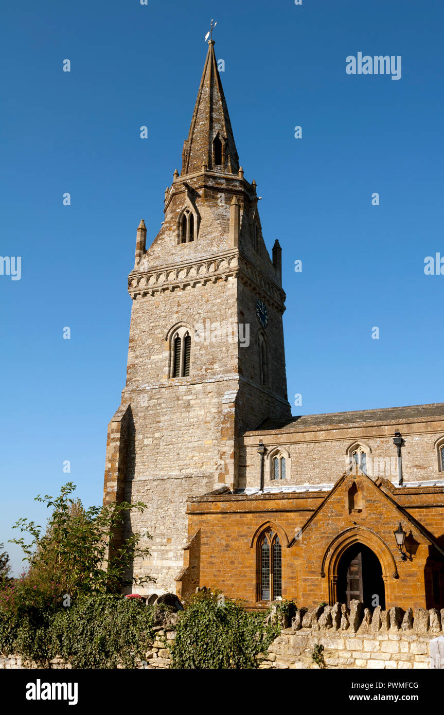 St. John the Baptist Church, Piddington, Northamptonshire, England, UK ...