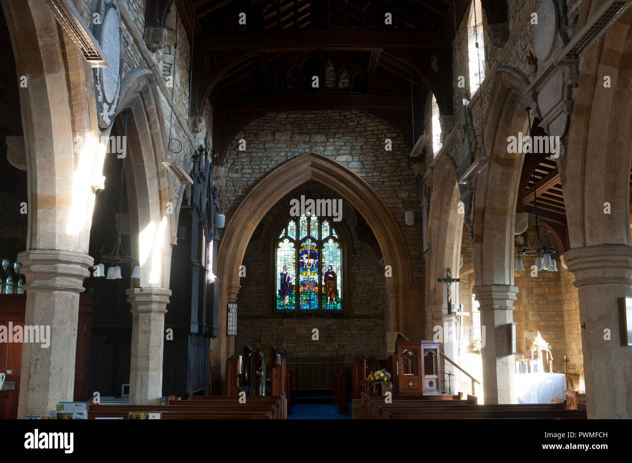 St. John the Baptist Church, Piddington, Northamptonshire, England, UK ...