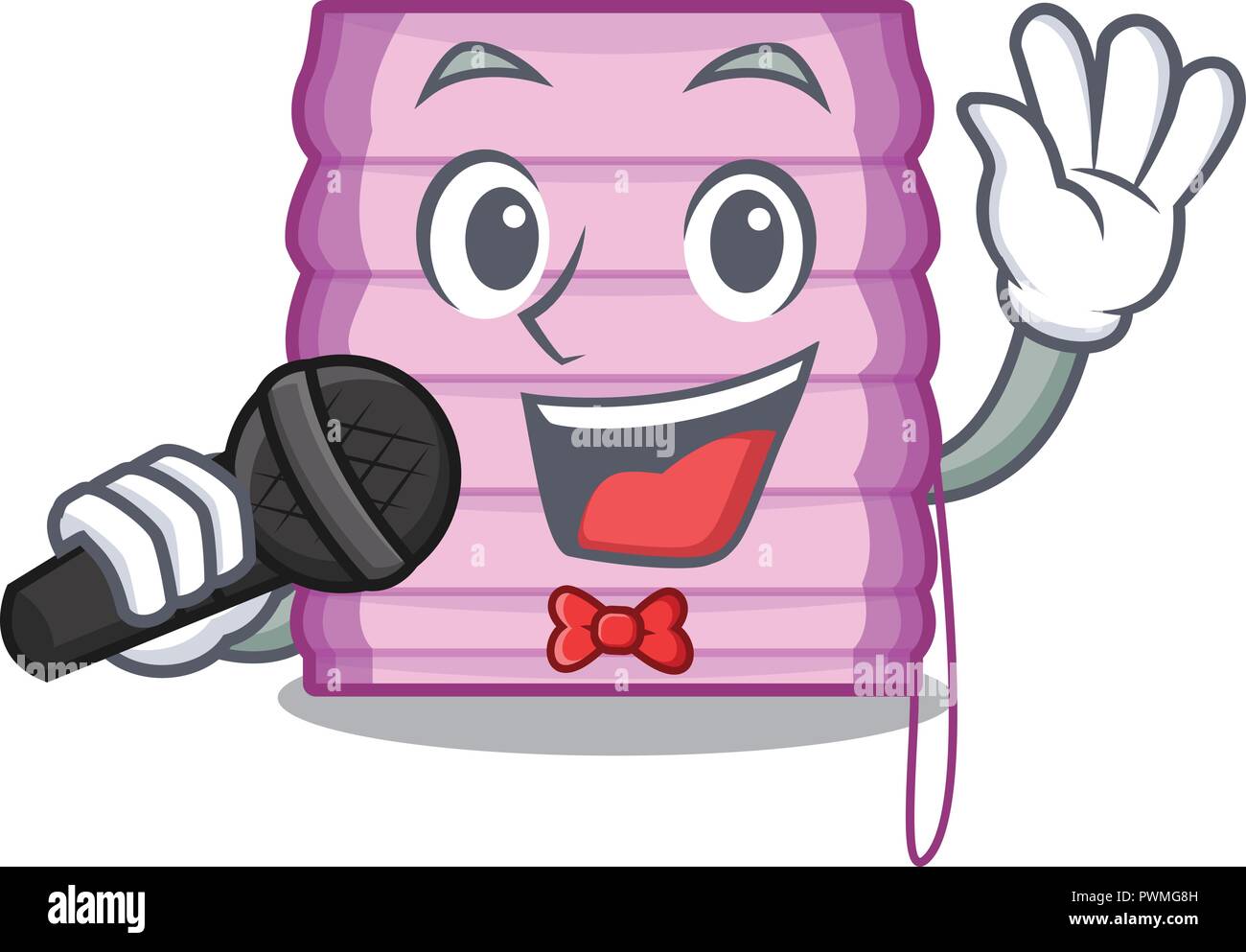 Singing new home window with blinds cartoon Stock Vector Image & Art ...