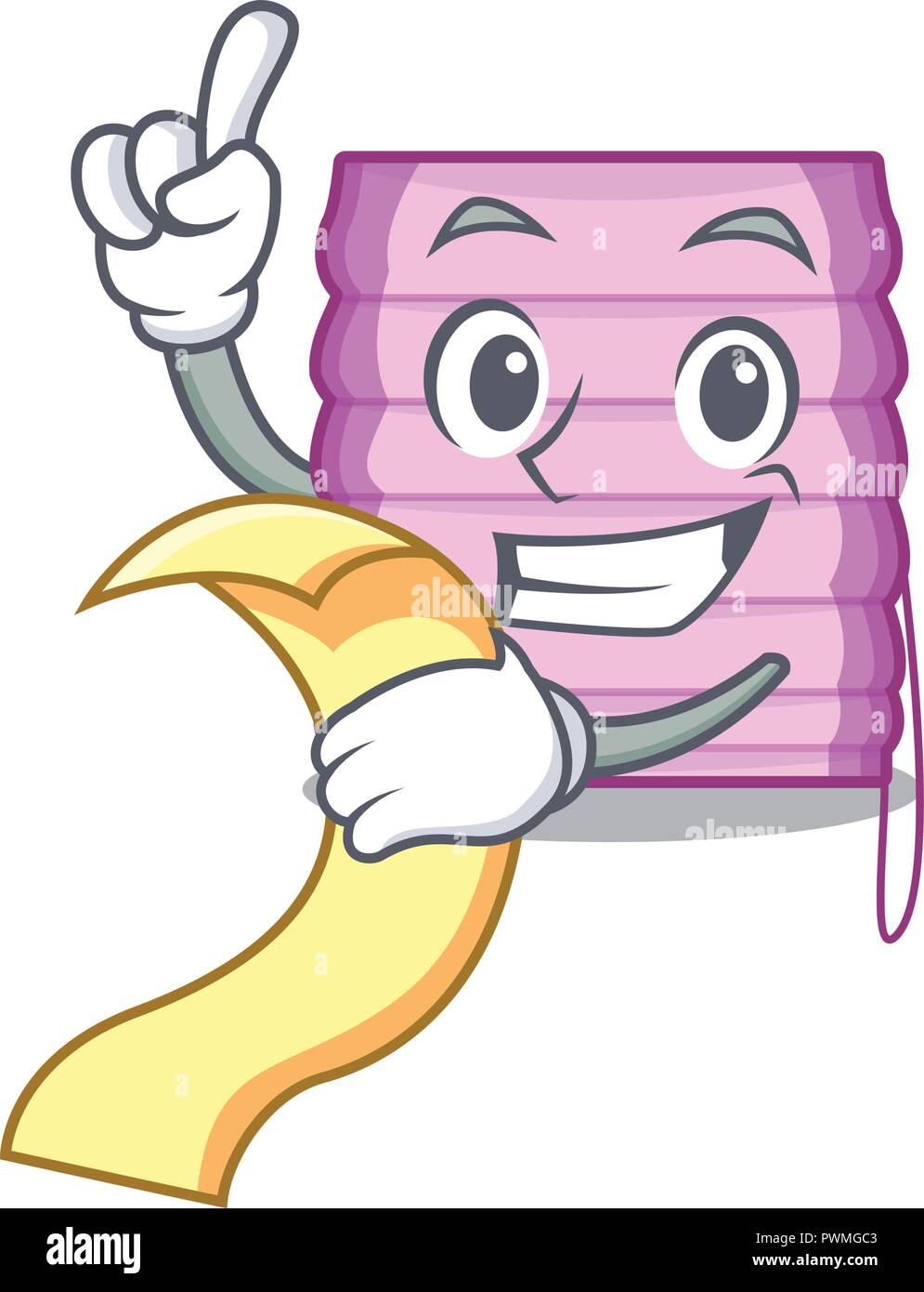 With menu new home window with blinds cartoon Stock Vector Image & Art ...