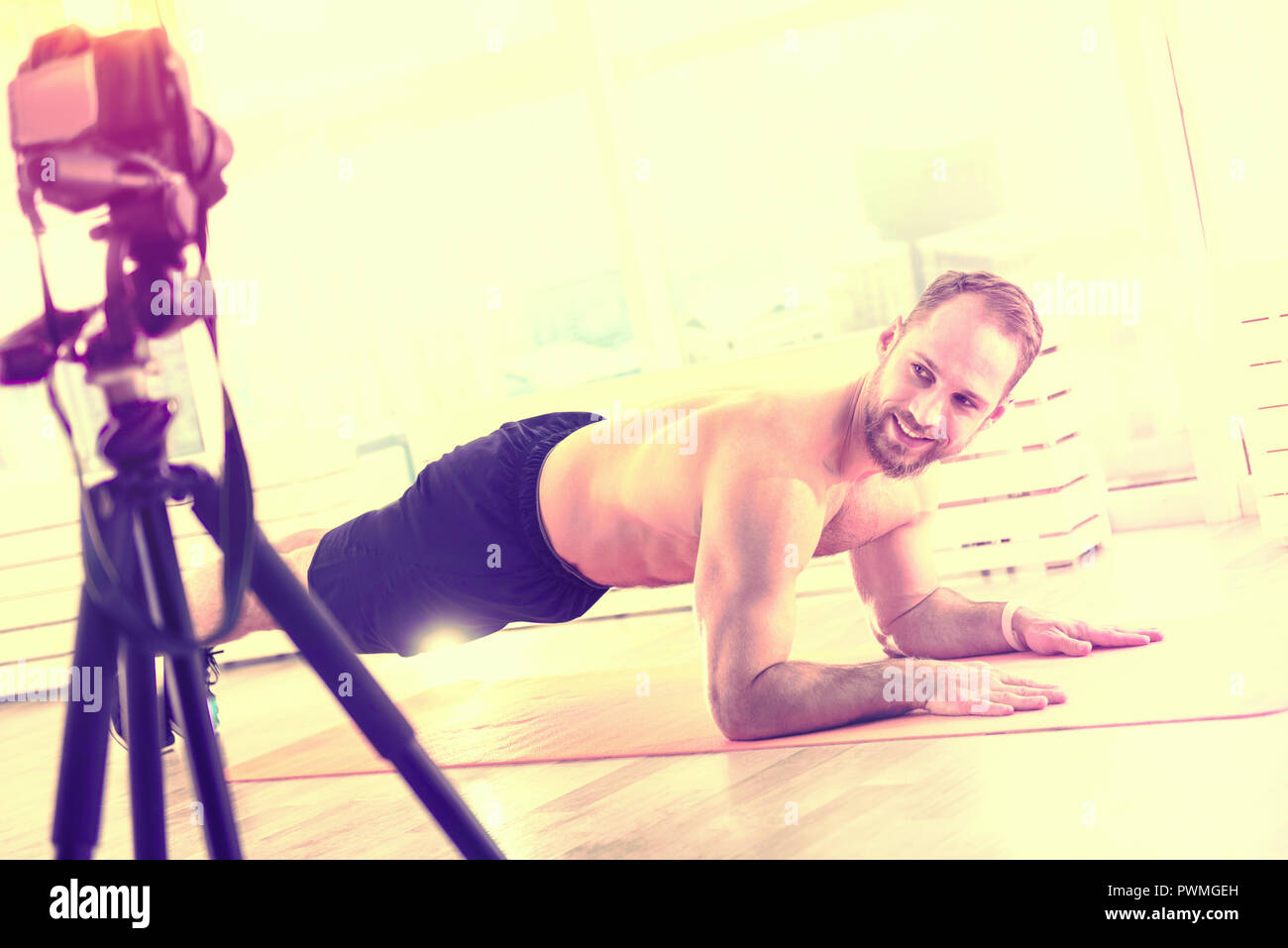Good looking sporty man hi-res stock photography and images - Alamy