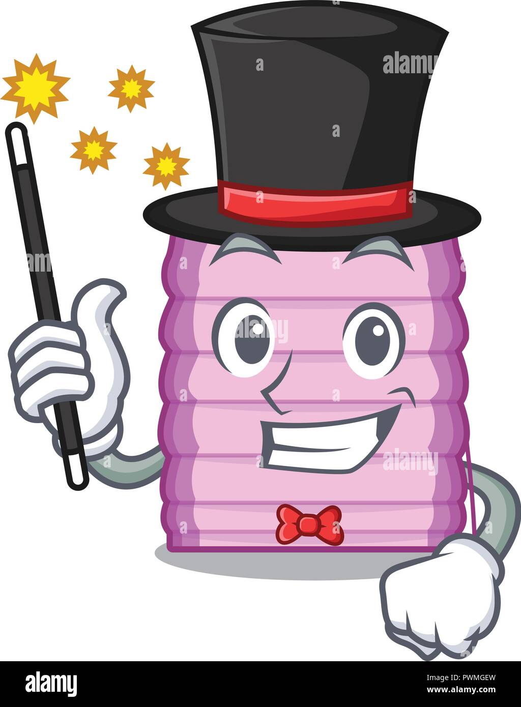 Magician window with blinds isolated on mascot Stock Vector Image & Art ...