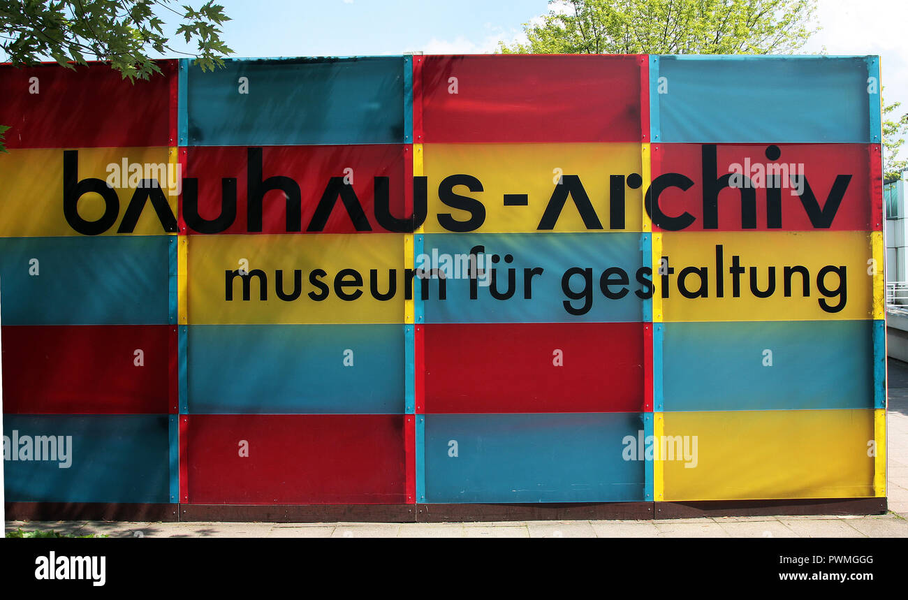 Berlin bauhaus advertising hi-res stock photography and images - Alamy