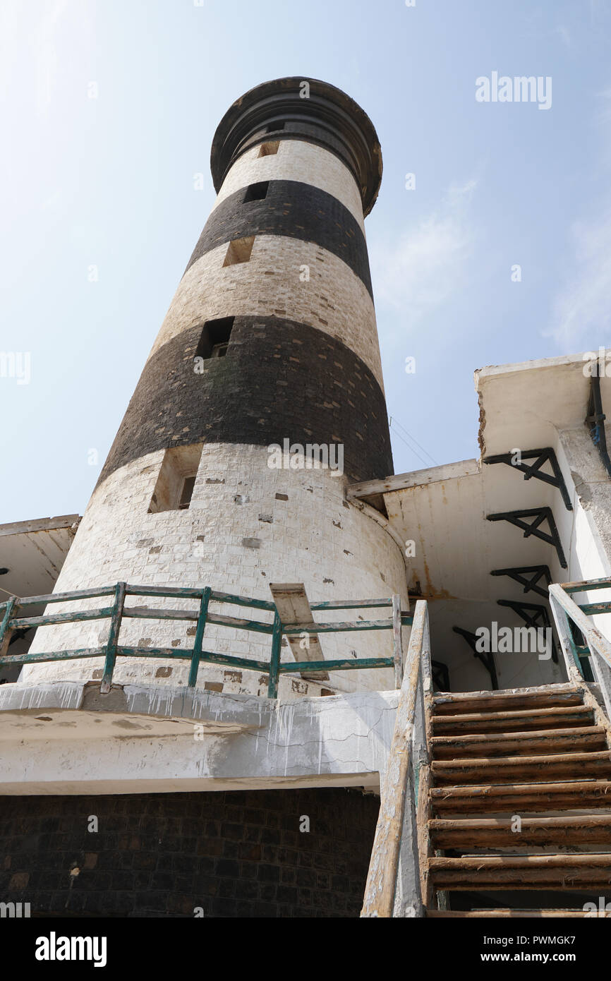 Daedalus Reef lighthouse at the Red Sea Egypt Stock Photo - Alamy