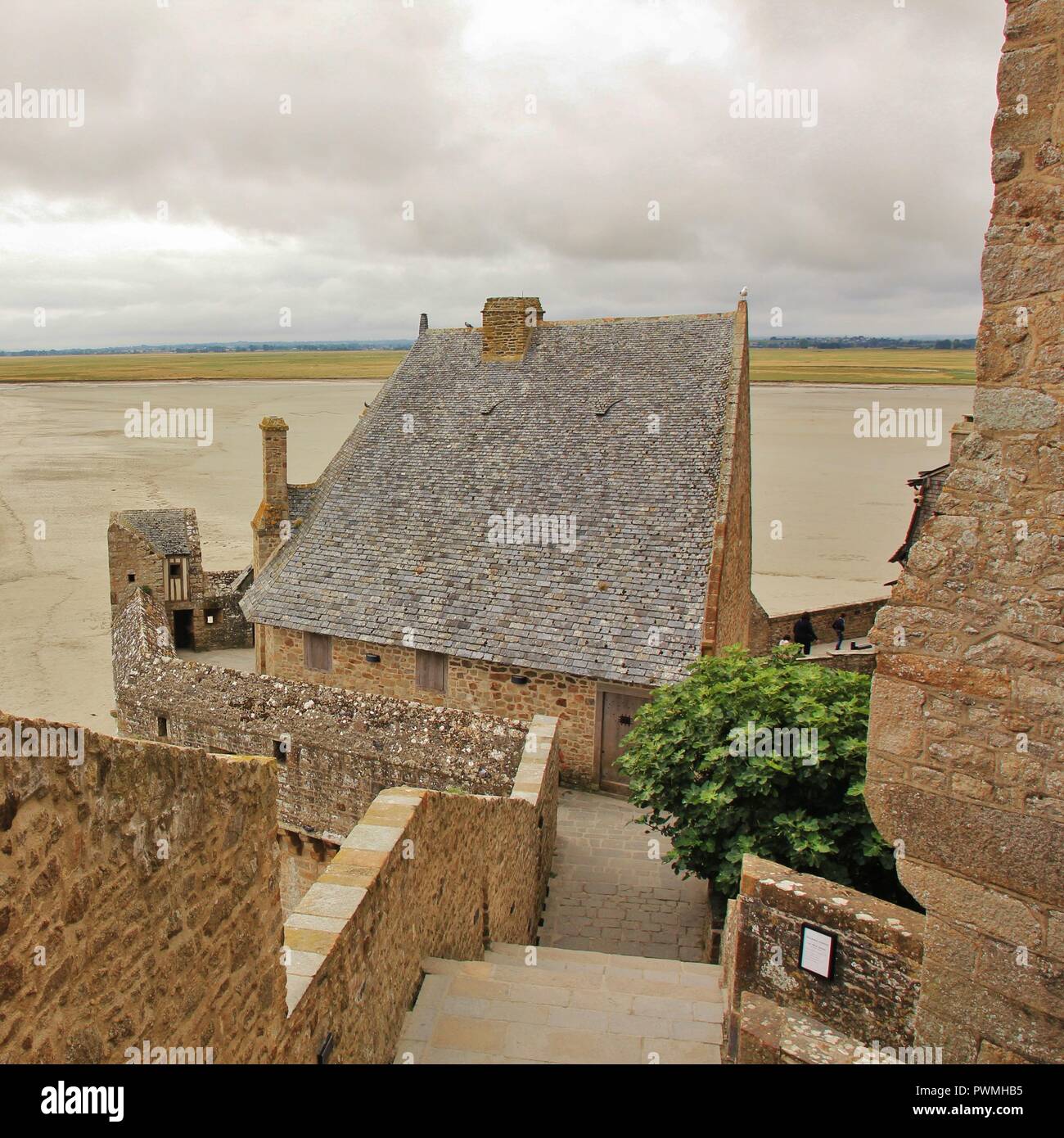 Normandy medieval rock wall hi-res stock photography and images - Alamy