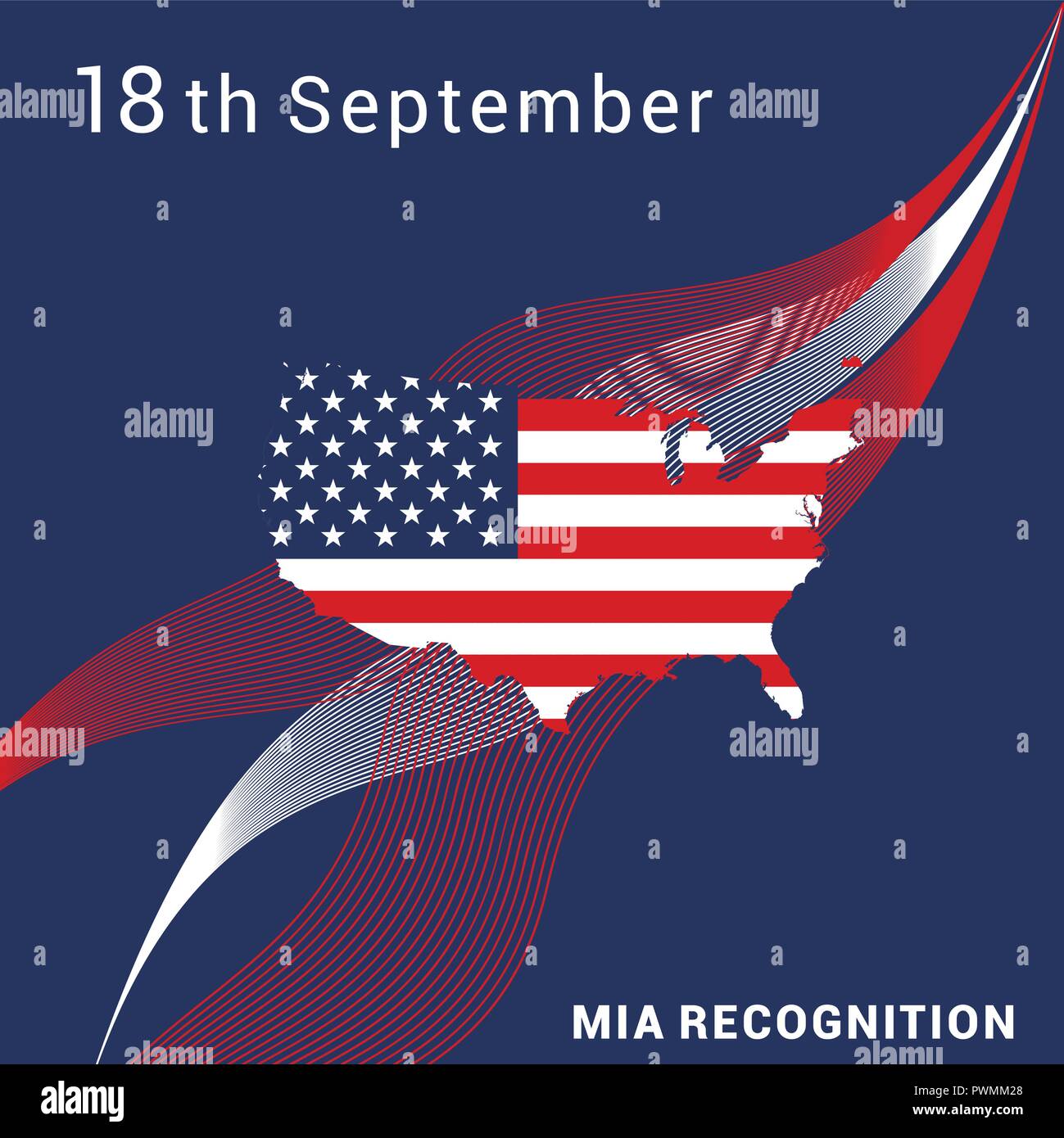 Happy Mia recognition card design vector Stock Vector Image & Art - Alamy