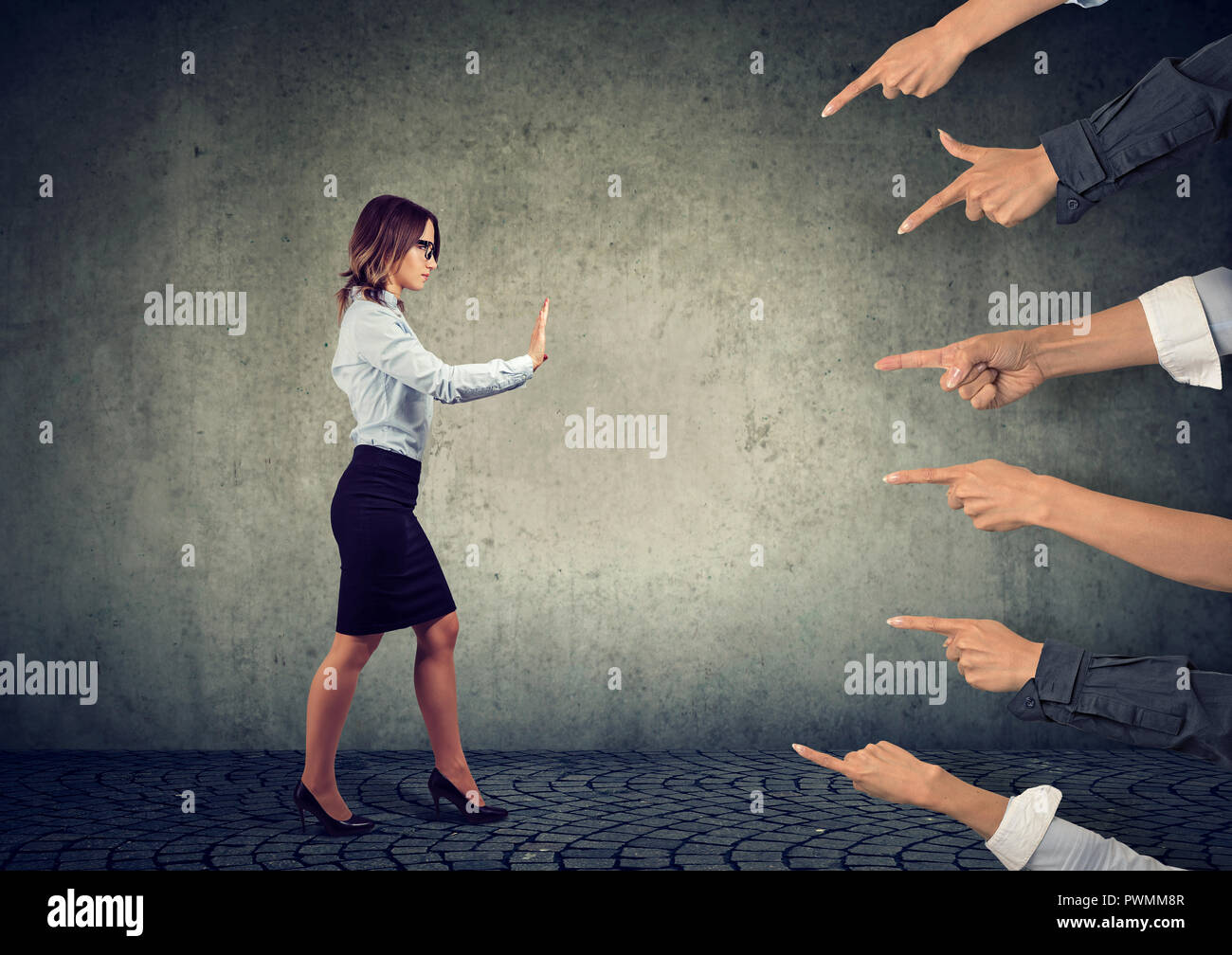 Woman and work bully hi-res stock photography and images - Alamy