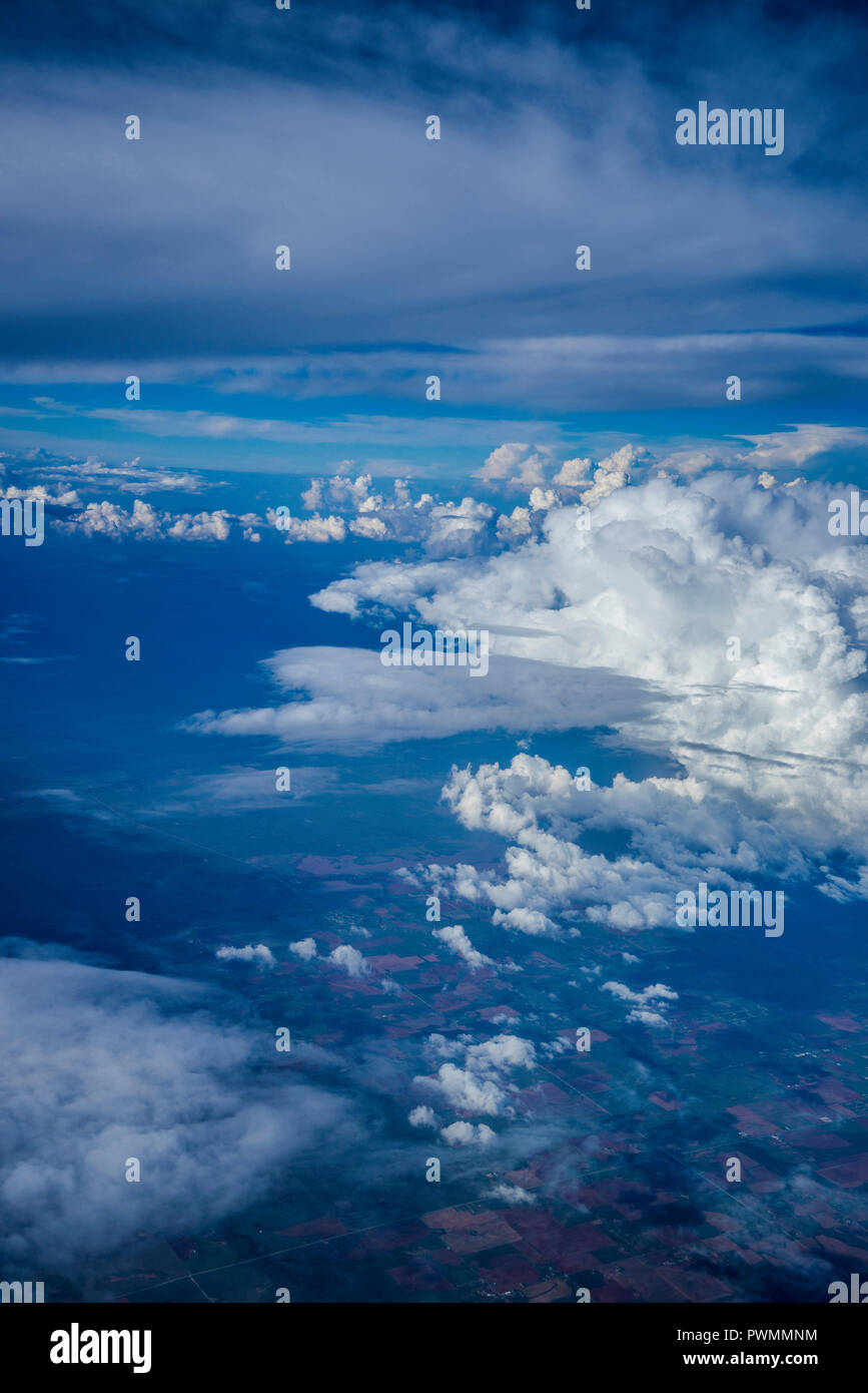 aerial view, clouds Stock Photo - Alamy