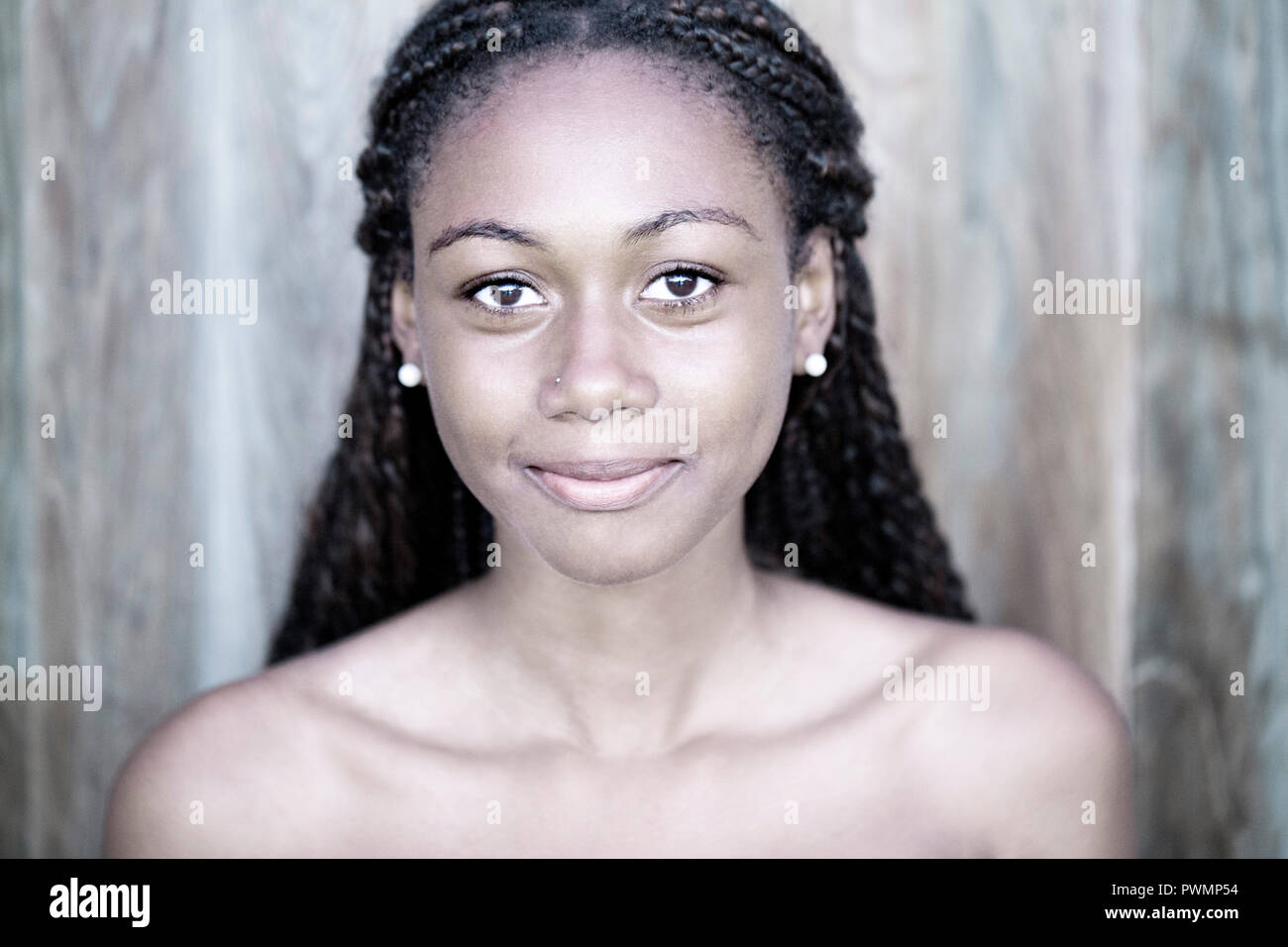 Portrait of a beautiful Martinican girl Stock Photo - Alamy